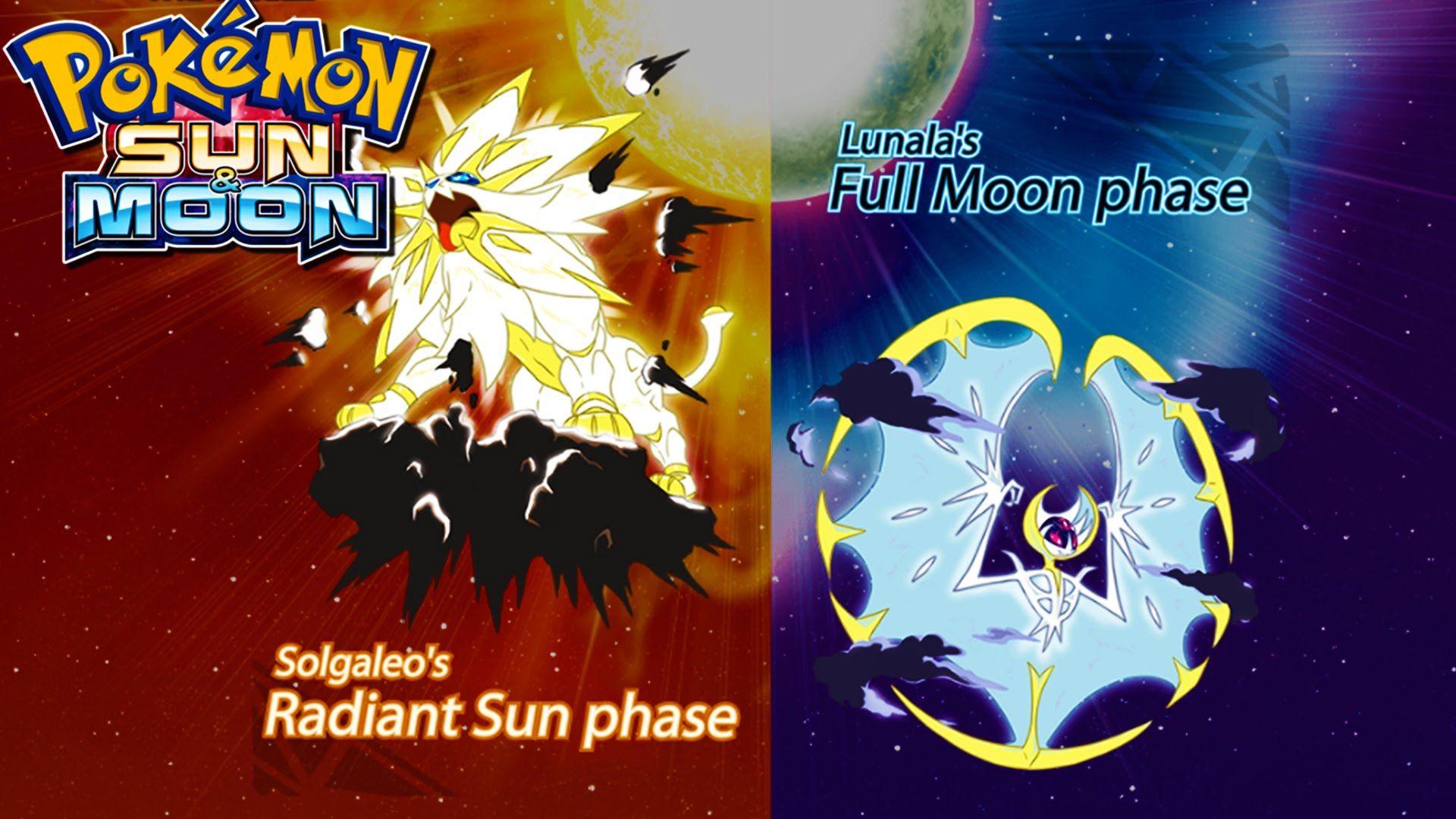 Sun and Moon Legendaries Pokemon Wallpapers - Top Free Sun and Moon ...