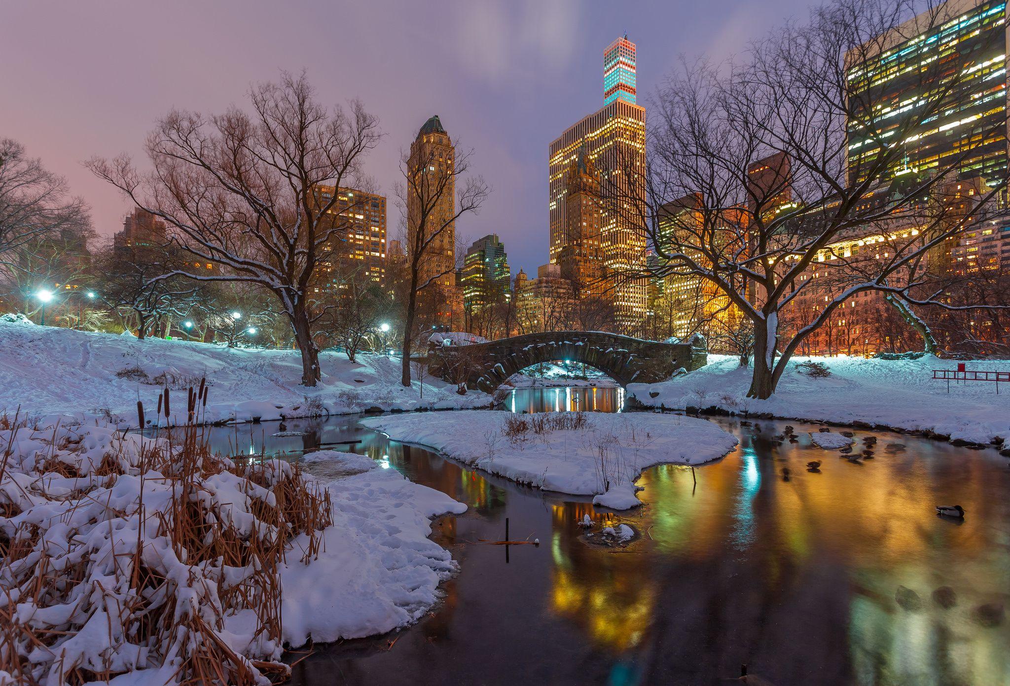 Central Park Snow Wallpapers - Top Free Central Park Snow Backgrounds ...