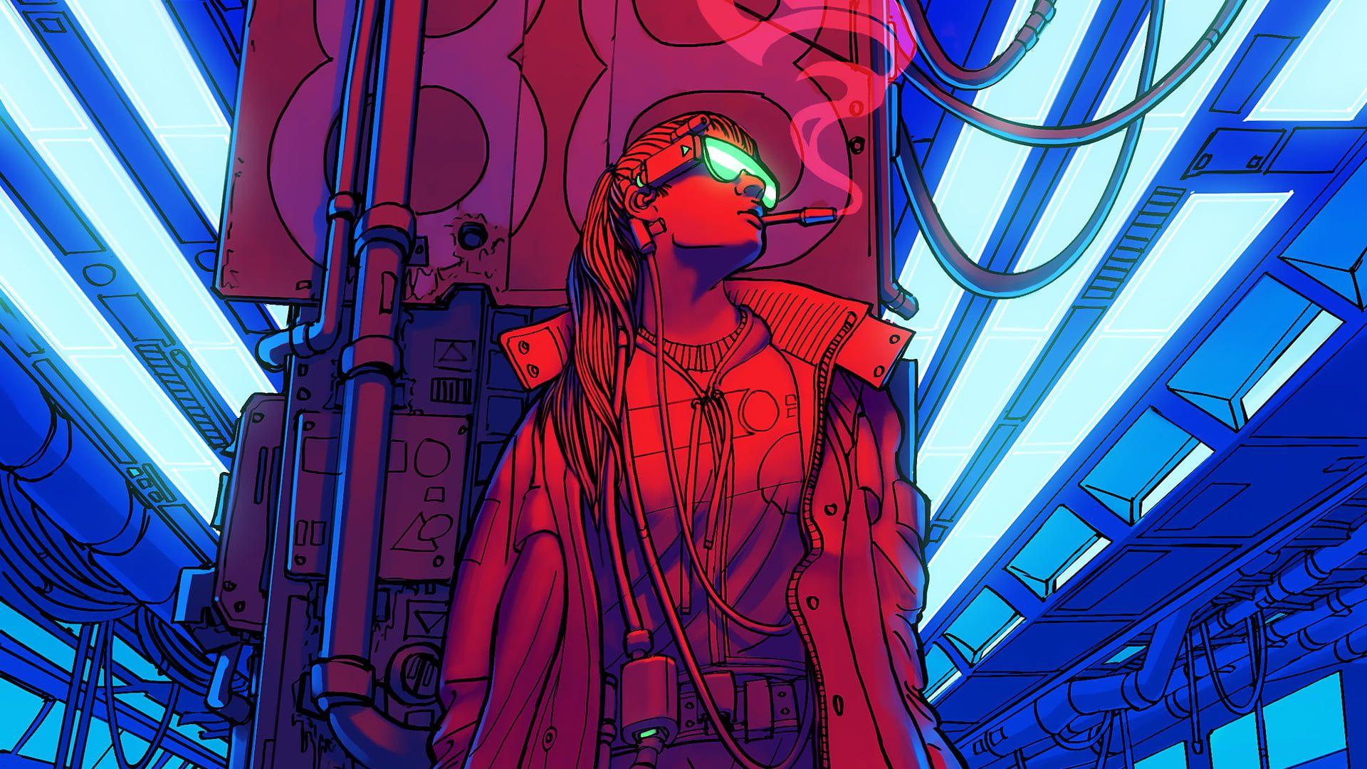 Cyberpunk Red Wallpapers - Top Free Cyberpunk Red Backgrounds ...