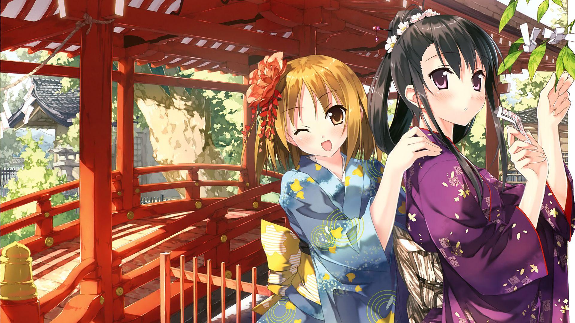 Japanese Anime Friends Desktop Wallpapers - Top Free Japanese Anime ...