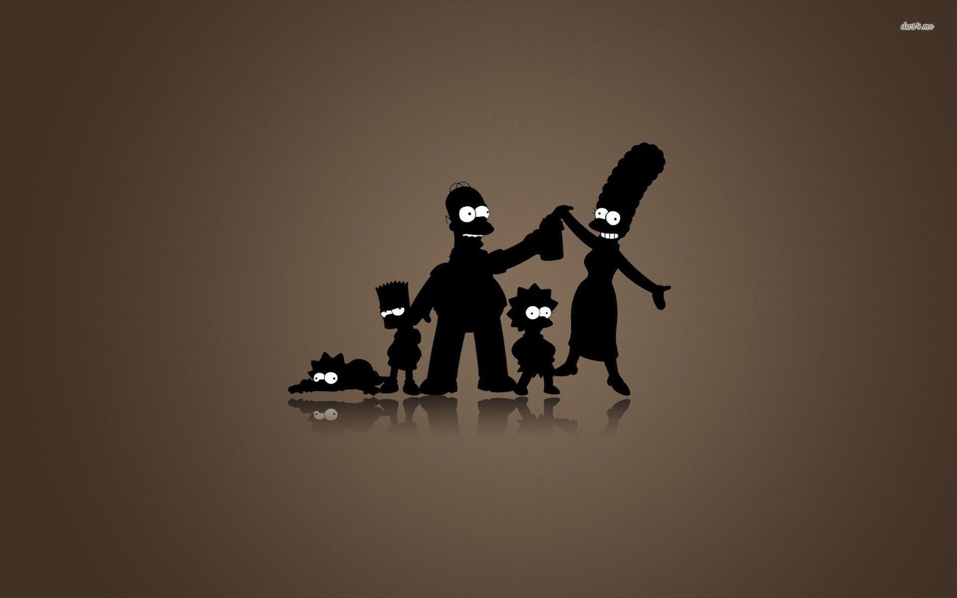 Simpsons Black and White Wallpapers - Top Free Simpsons Black and White ...