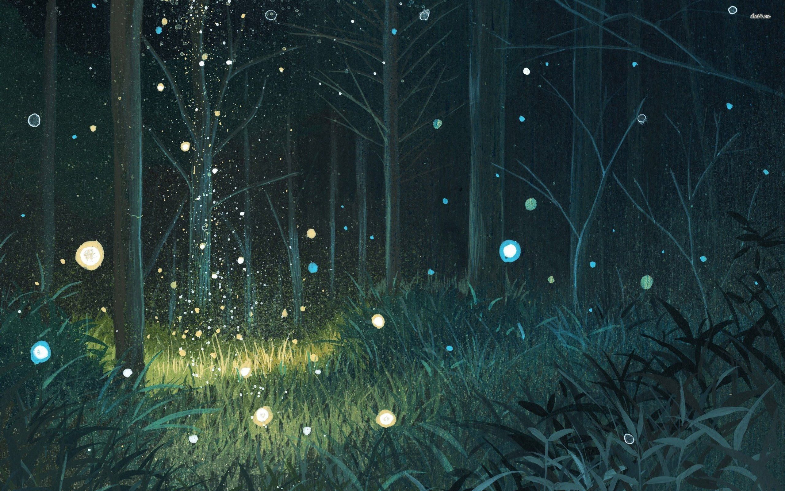 To The Forest of Firefly Lights Wallpapers - Top Free To The Forest of ...