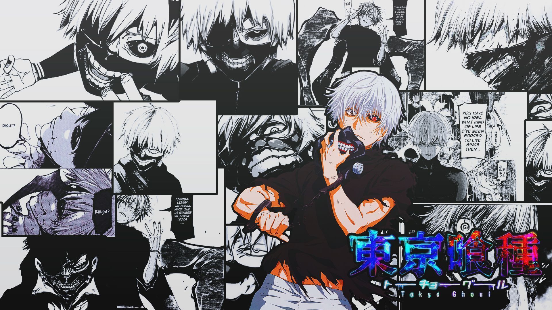 Ken Kaneki Manga Wallpapers - Top Free Ken Kaneki Manga Backgrounds ...