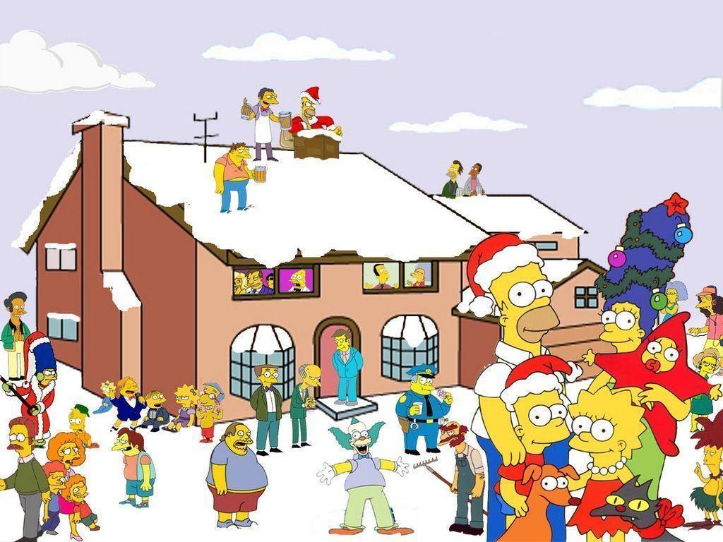 The Simpsons Christmas Wallpapers - Top Free The Simpsons Christmas ...