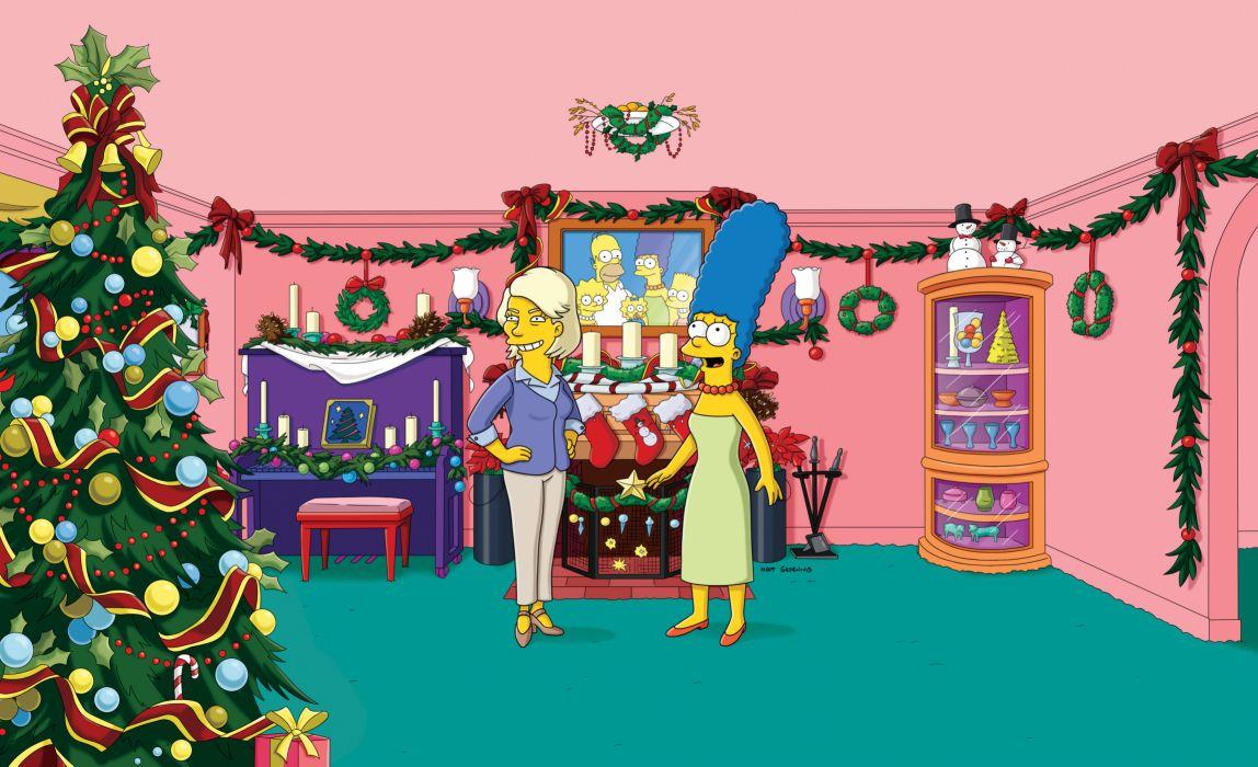 Simpsons Christmas Wallpapers - Top Free Simpsons Christmas Backgrounds ...