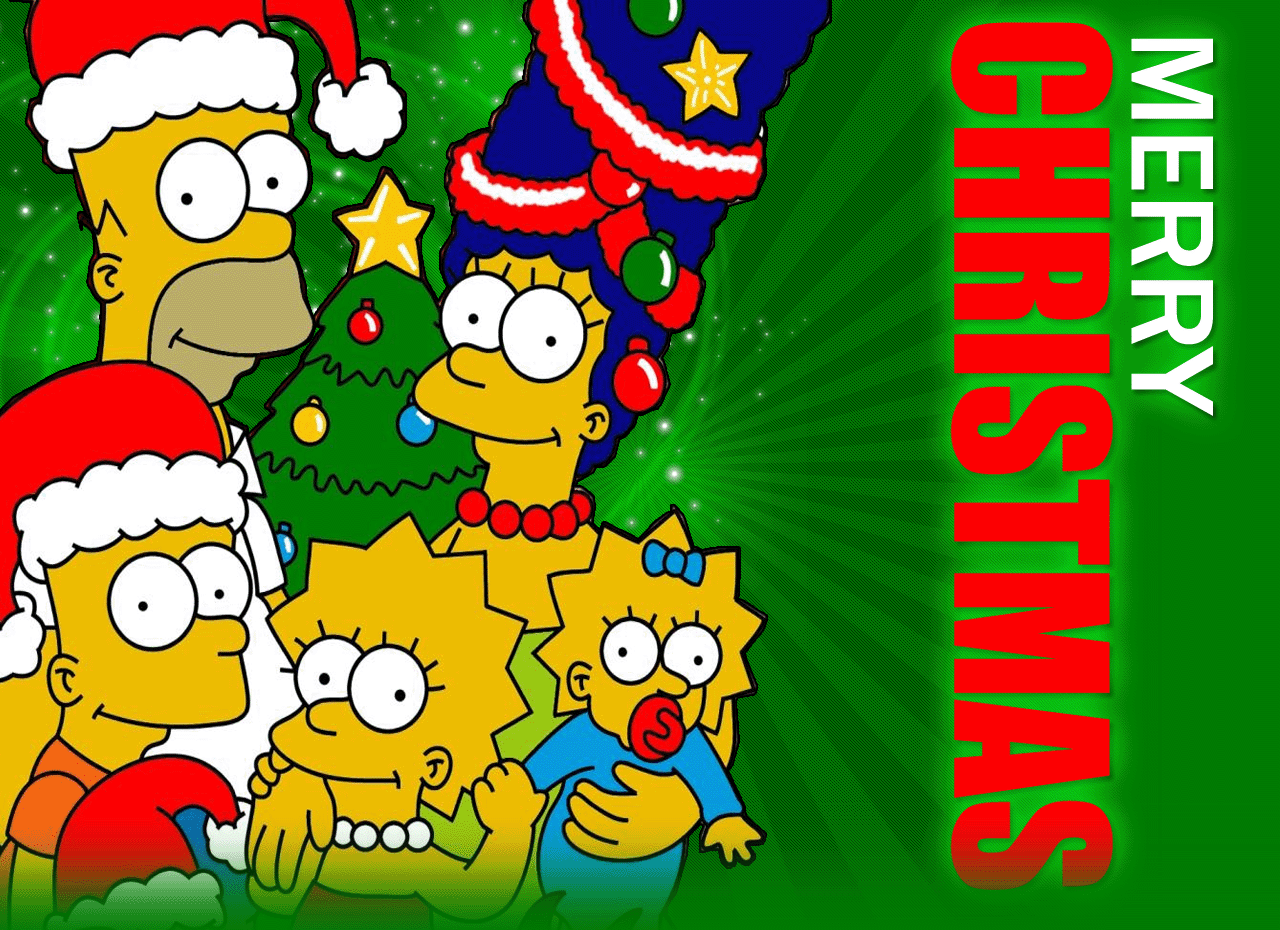 Simpsons Christmas Wallpapers - Top Free Simpsons Christmas Backgrounds ...