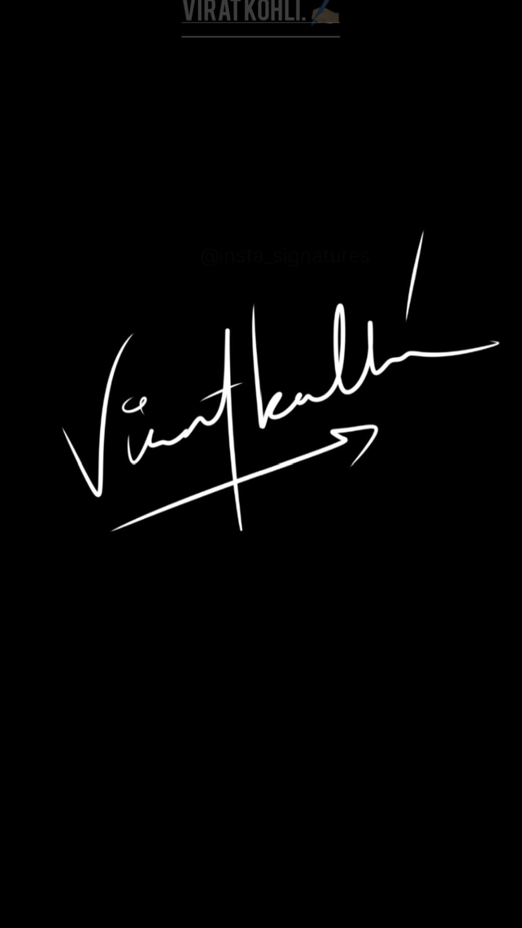 Virat Kohli Signature Wallpapers - Top Free Virat Kohli Signature ...
