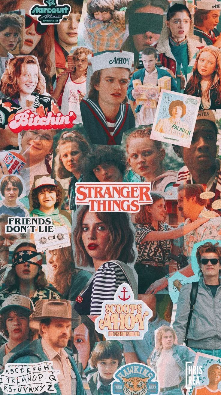Stranger Things Collage Wallpapers - Top Free Stranger Things Collage ...