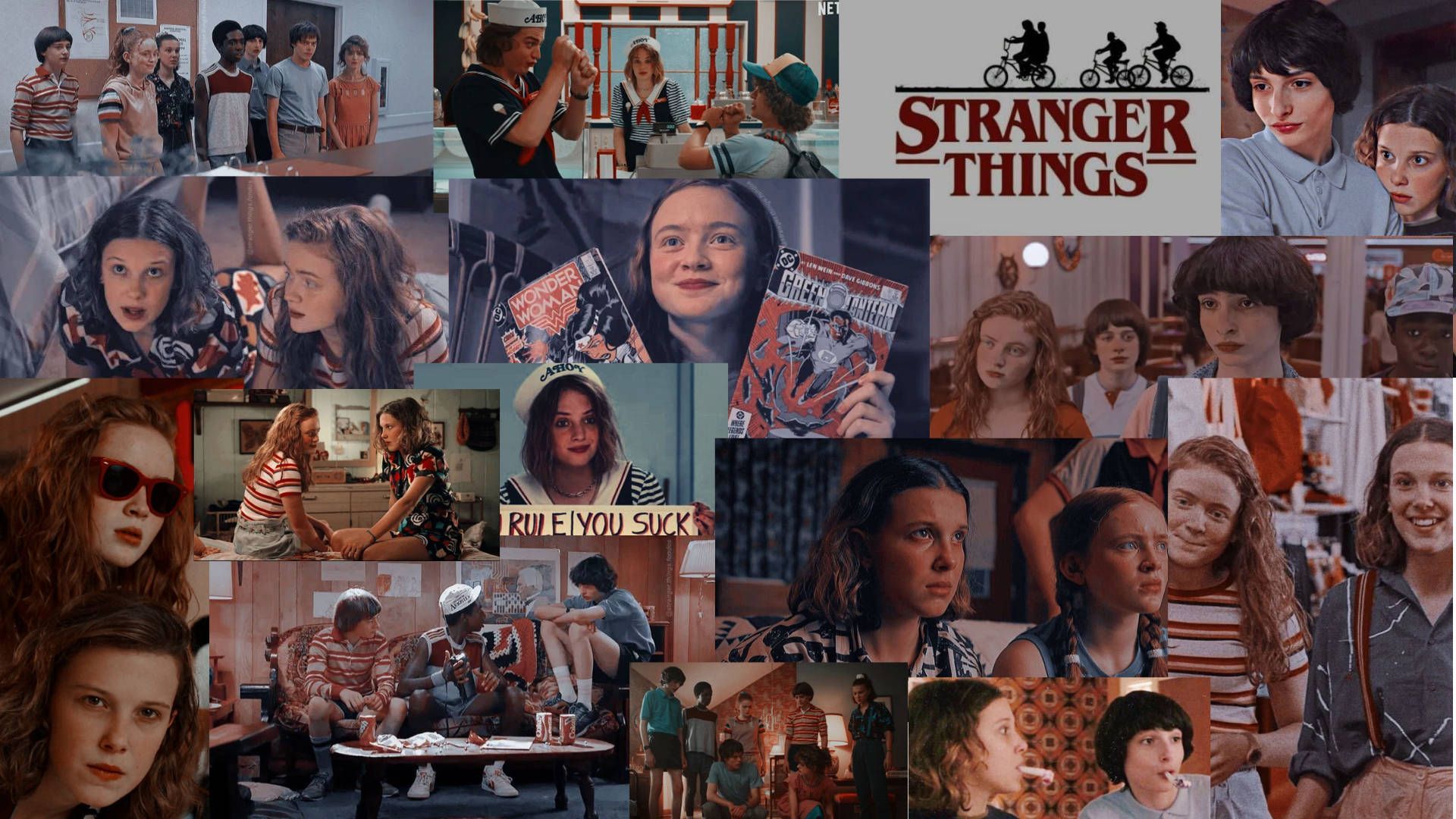 Stranger Things Collage Wallpapers - Top Free Stranger Things Collage ...
