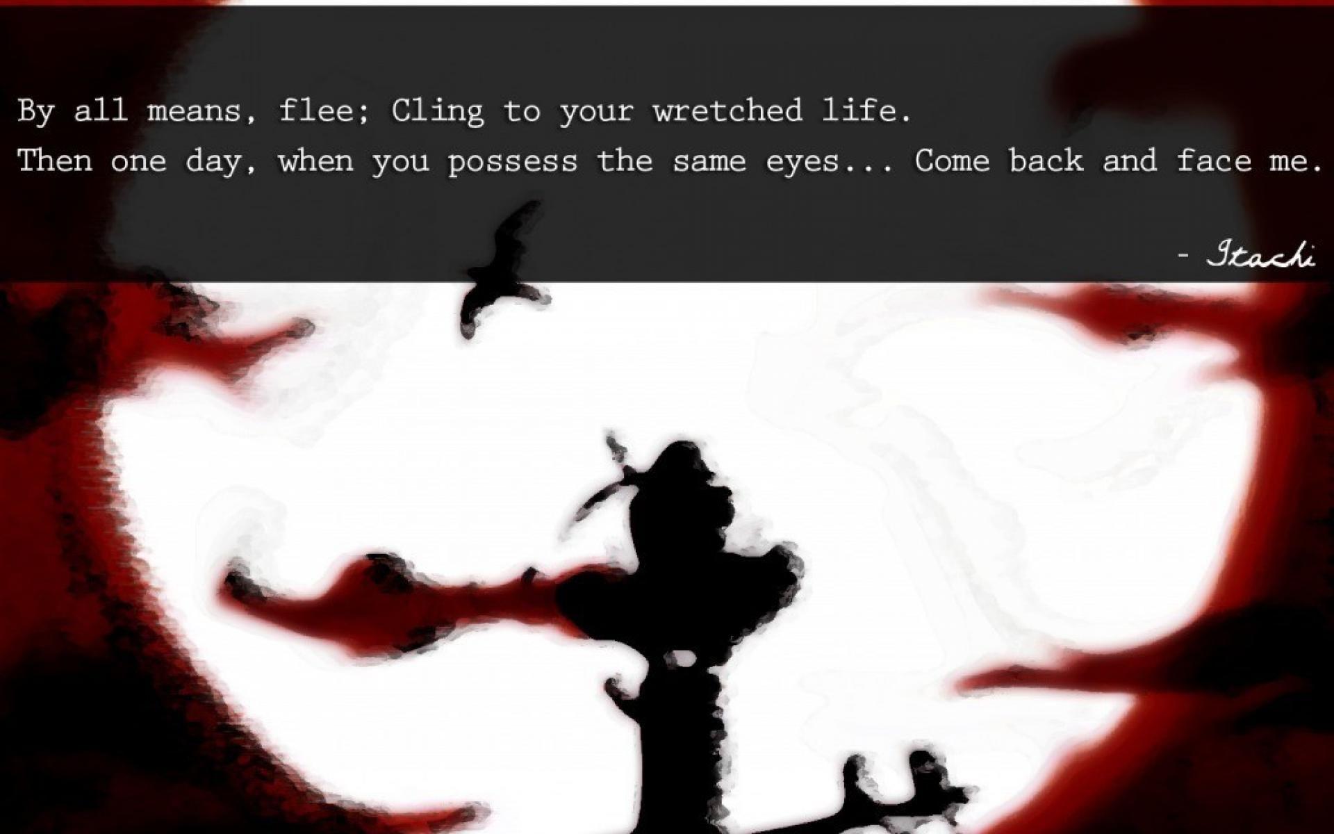 Itachi Quotes Wallpapers - Top Free Itachi Quotes Backgrounds ...