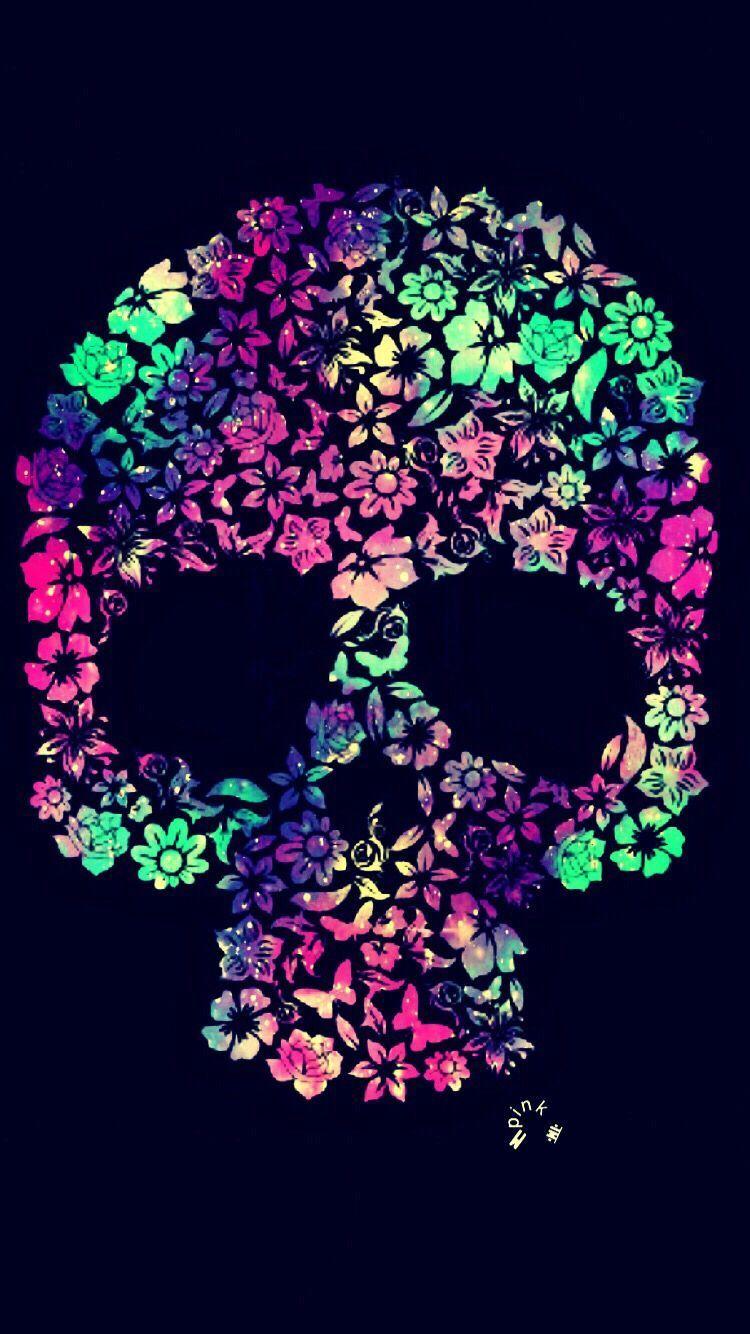 Floral Skull Wallpapers - Top Free Floral Skull Backgrounds ...