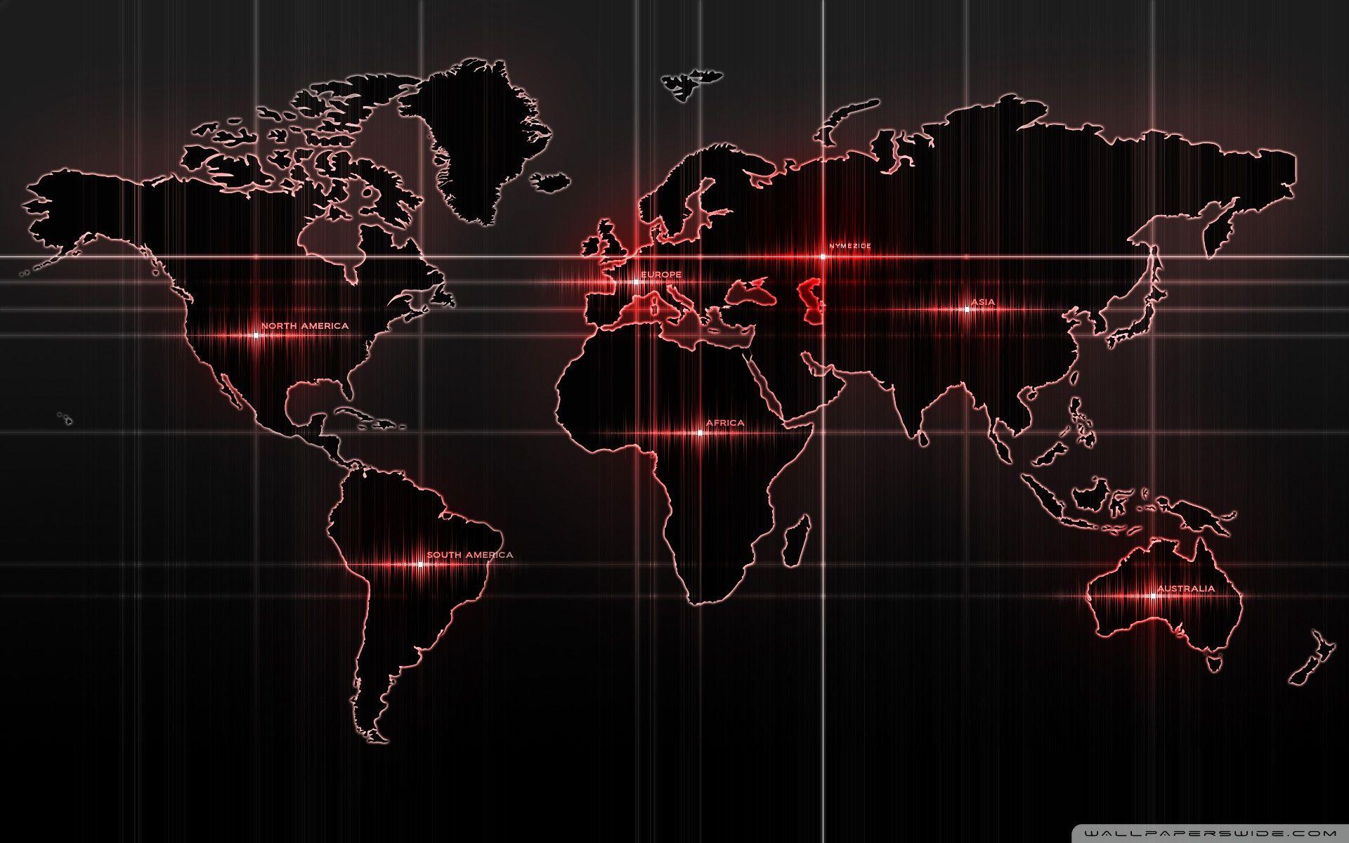 Red World Map Wallpapers - Top Free Red World Map Backgrounds ...
