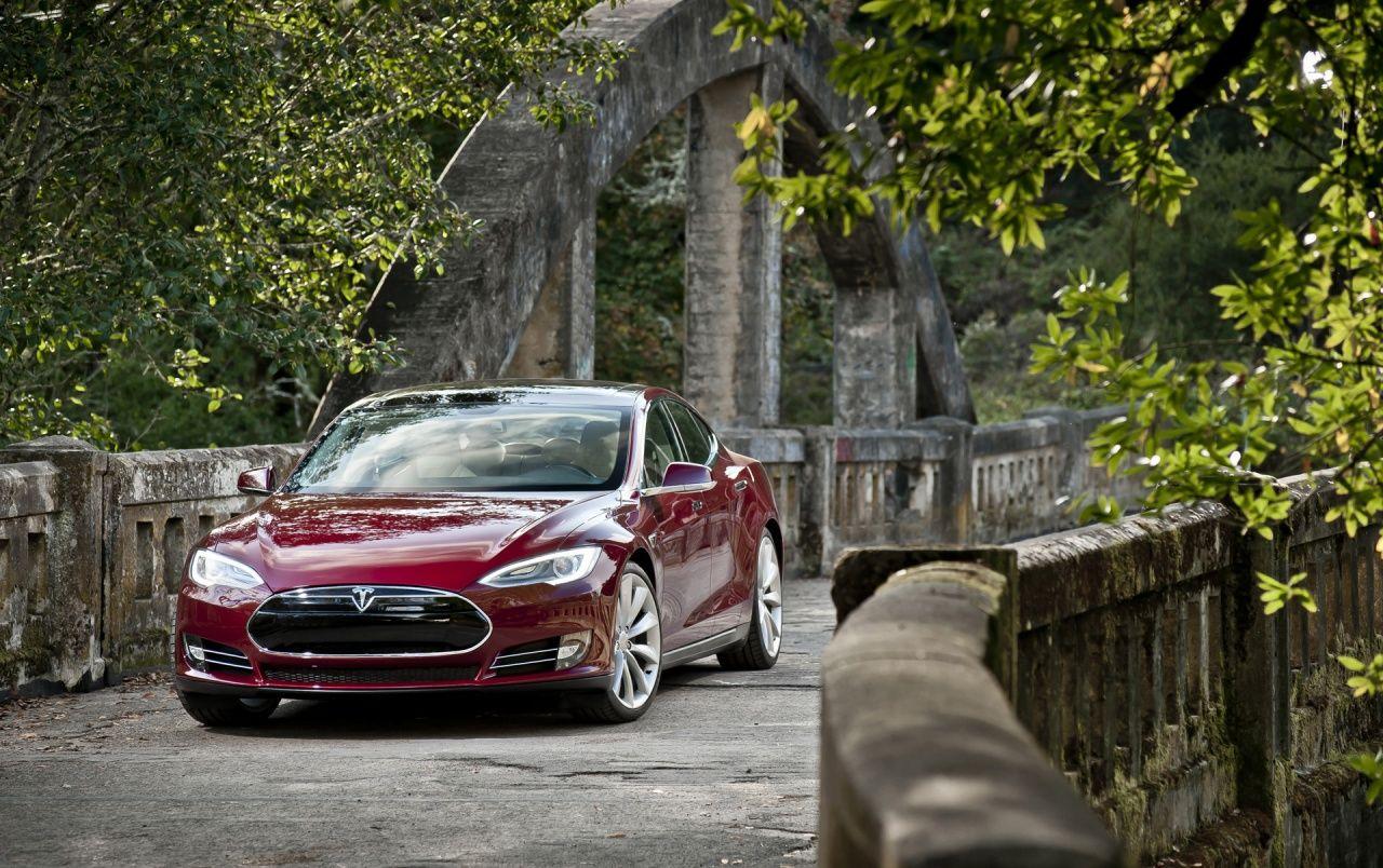 Red Tesla Model S Wallpapers - Top Free Red Tesla Model S Backgrounds ...