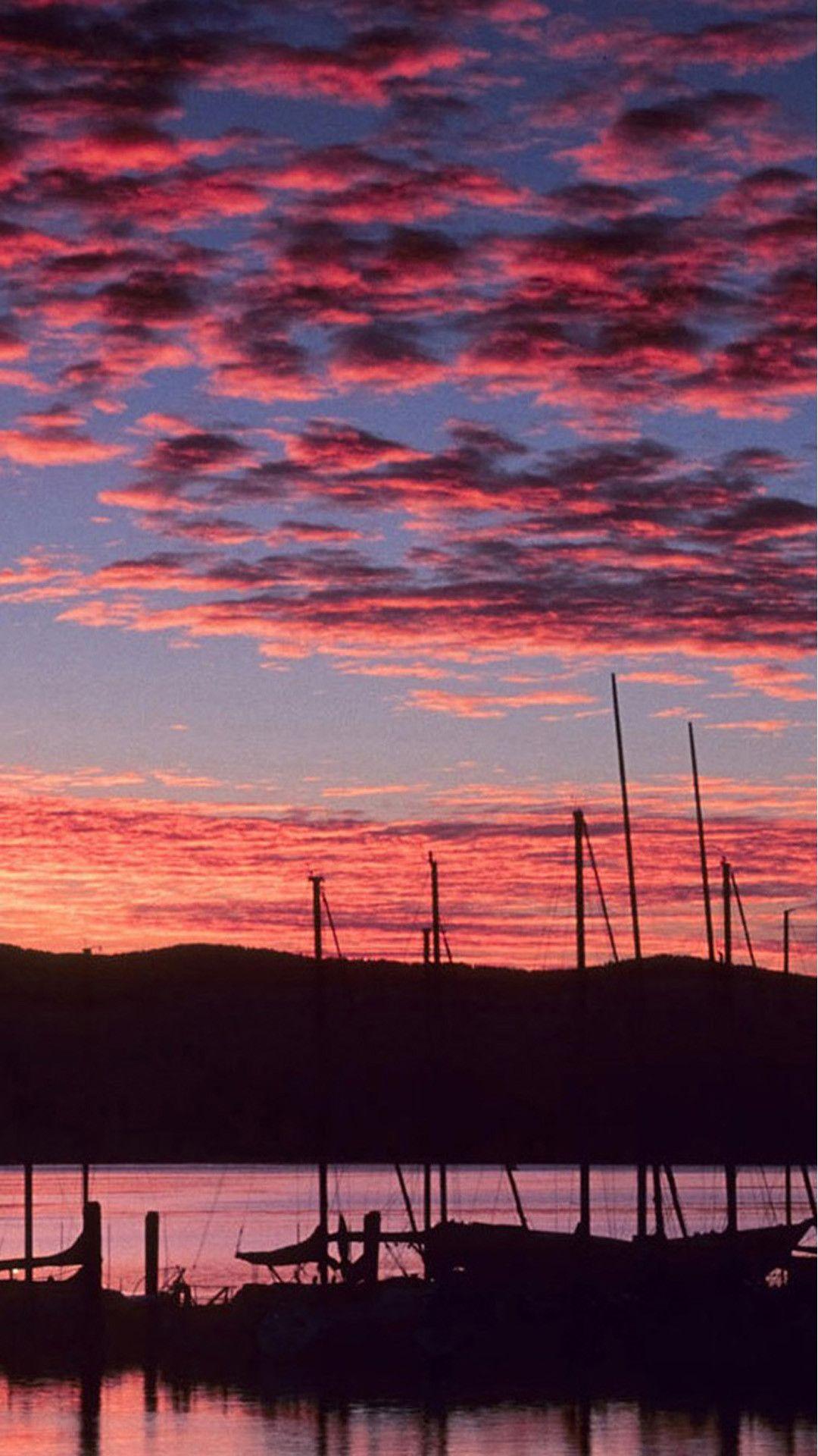 Pink Beach Sunset iPhone Wallpapers - Top Free Pink Beach Sunset iPhone ...