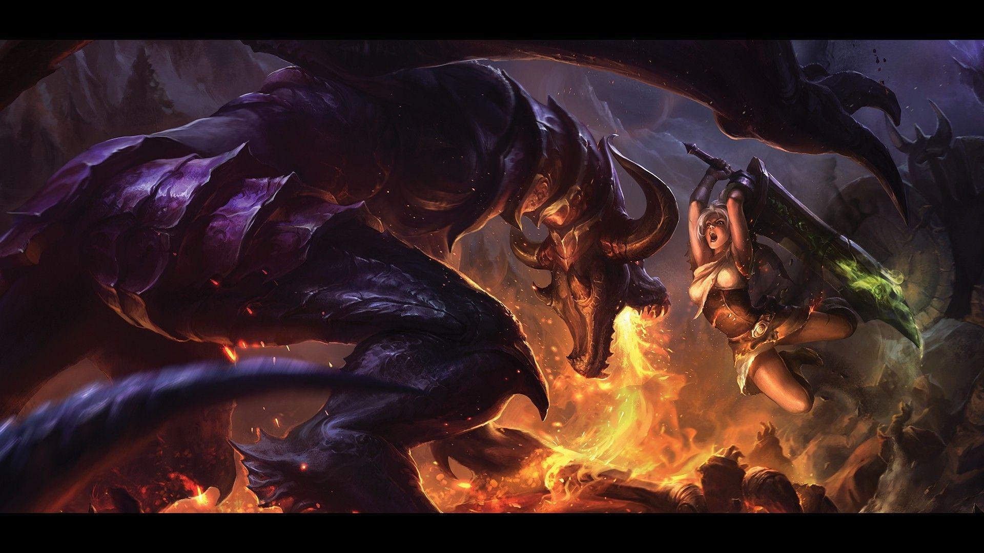 Shyvana Wallpapers - Top Free Shyvana Backgrounds - WallpaperAccess