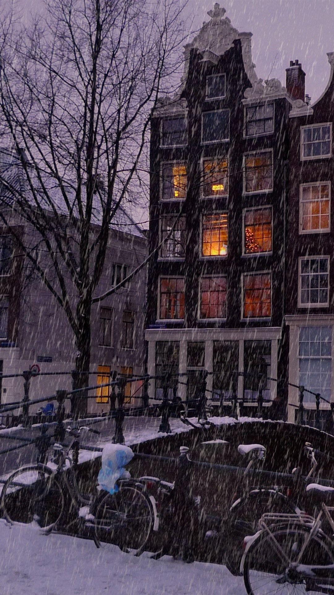 Snowy City Wallpapers - Top Free Snowy City Backgrounds - WallpaperAccess