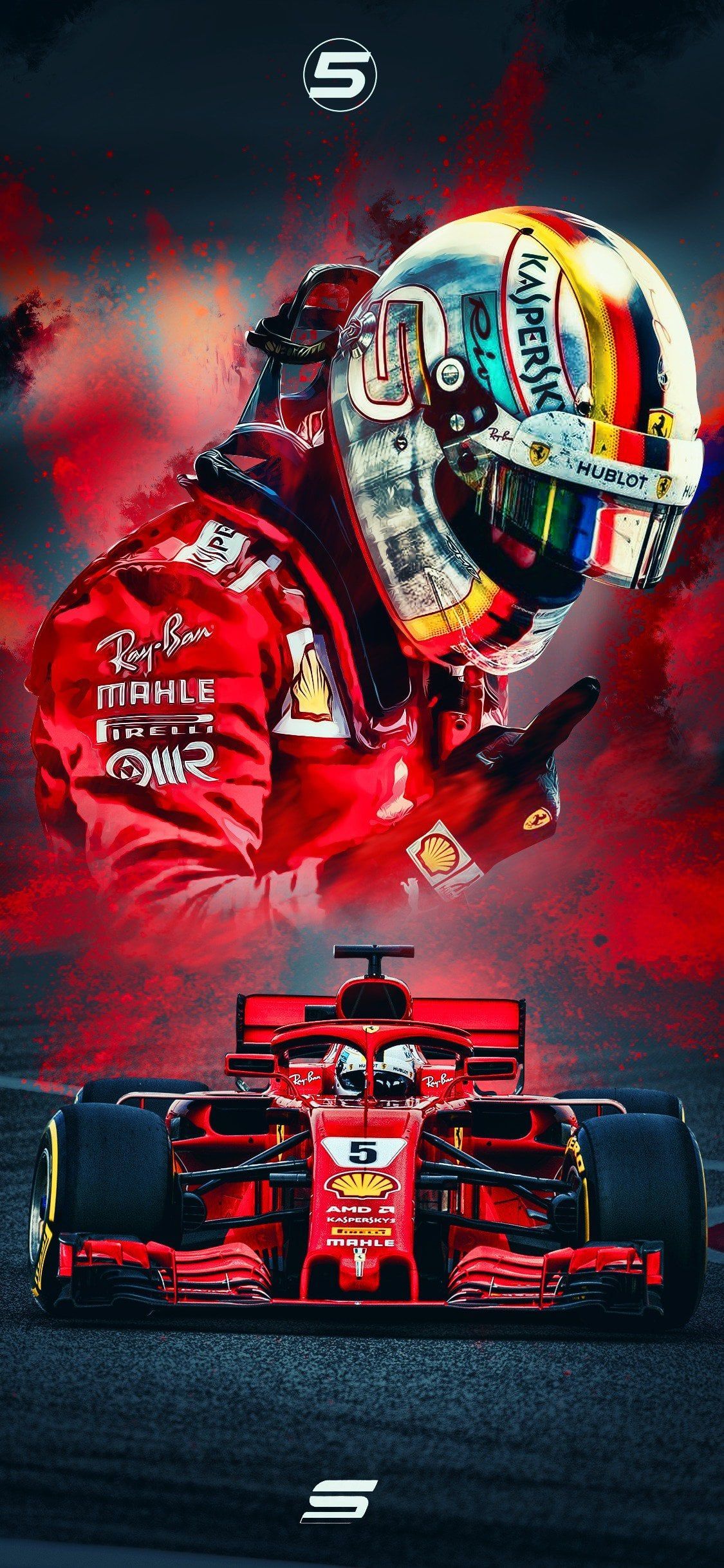 Vettel Ferrari Wallpapers - Top Free Vettel Ferrari Backgrounds ...