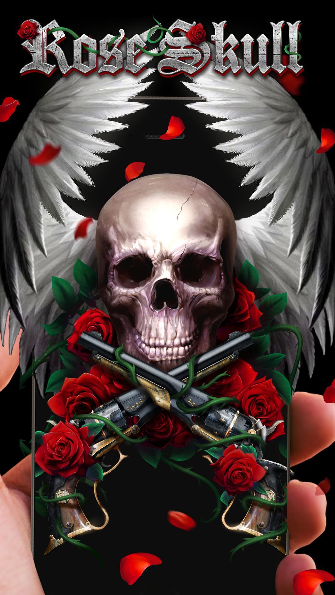 Skull And Roses Wallpapers - Top Free Skull And Roses Backgrounds ...