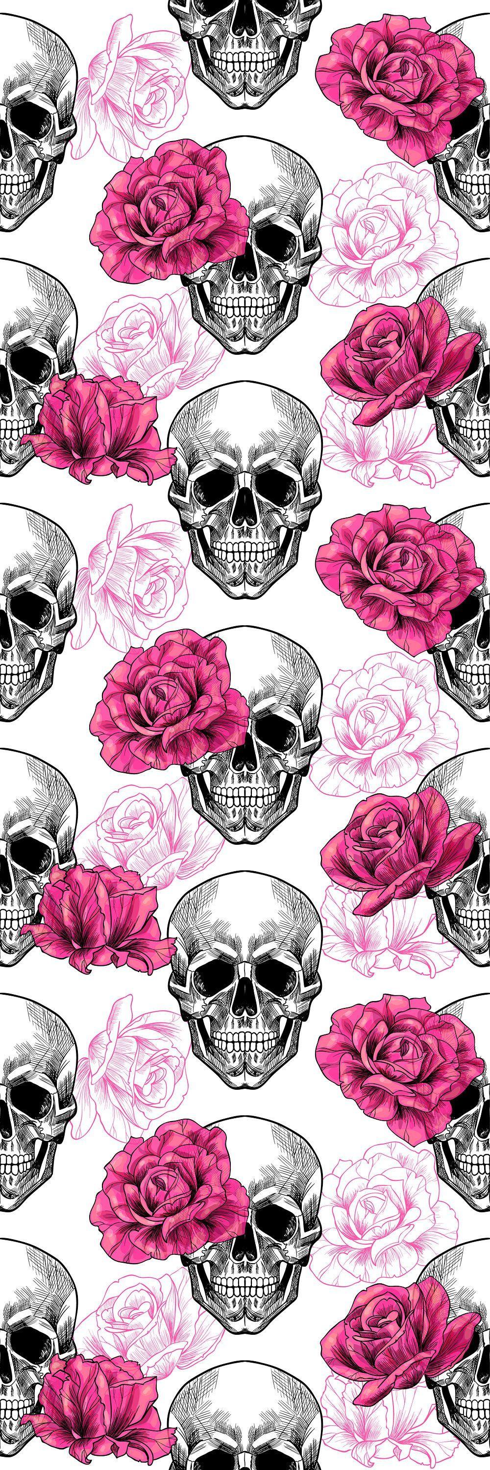 Skull And Roses Wallpapers - Top Free Skull And Roses Backgrounds ...