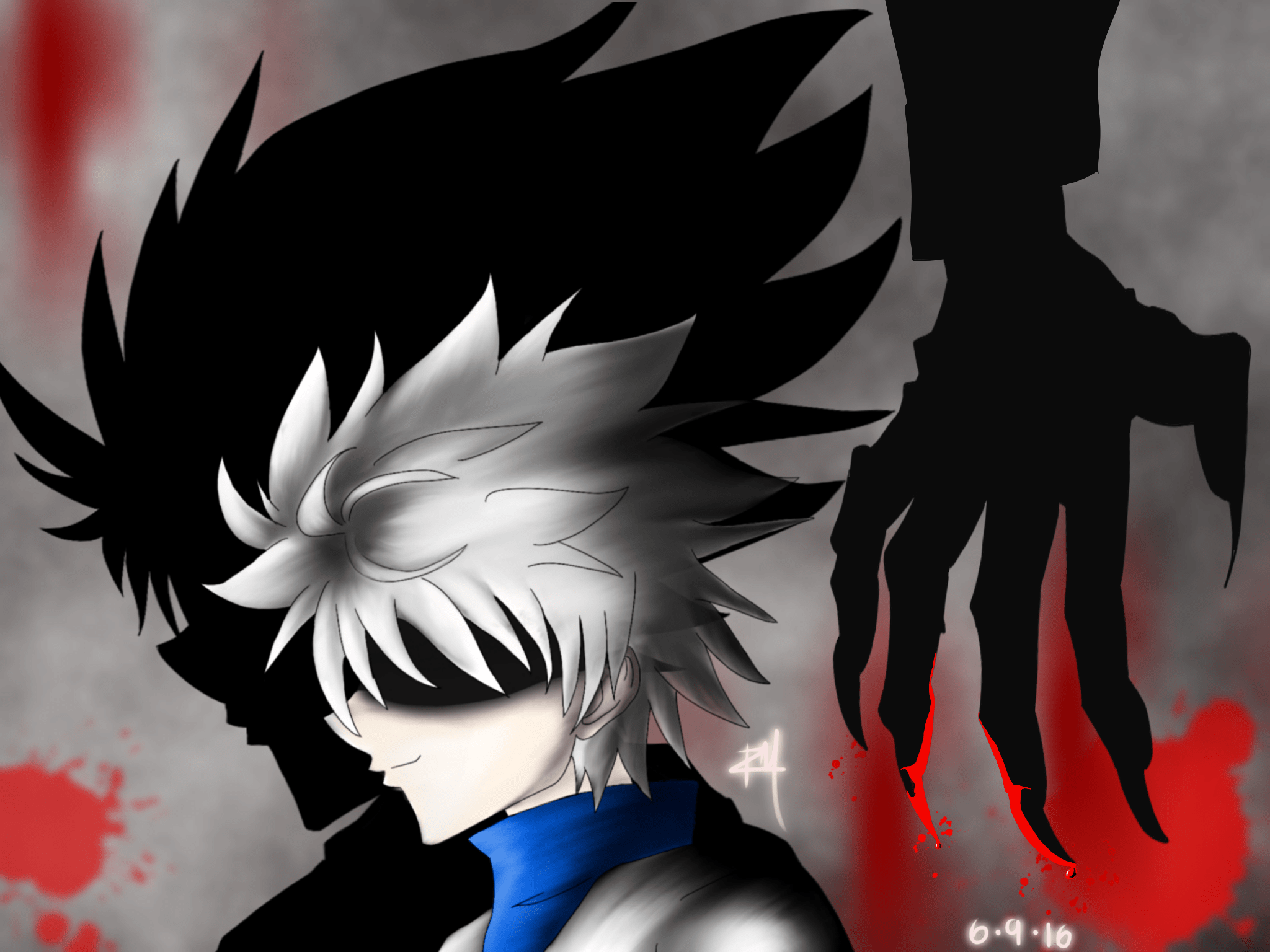 Killua Manga Wallpapers - Top Free Killua Manga Backgrounds - WallpaperAccess