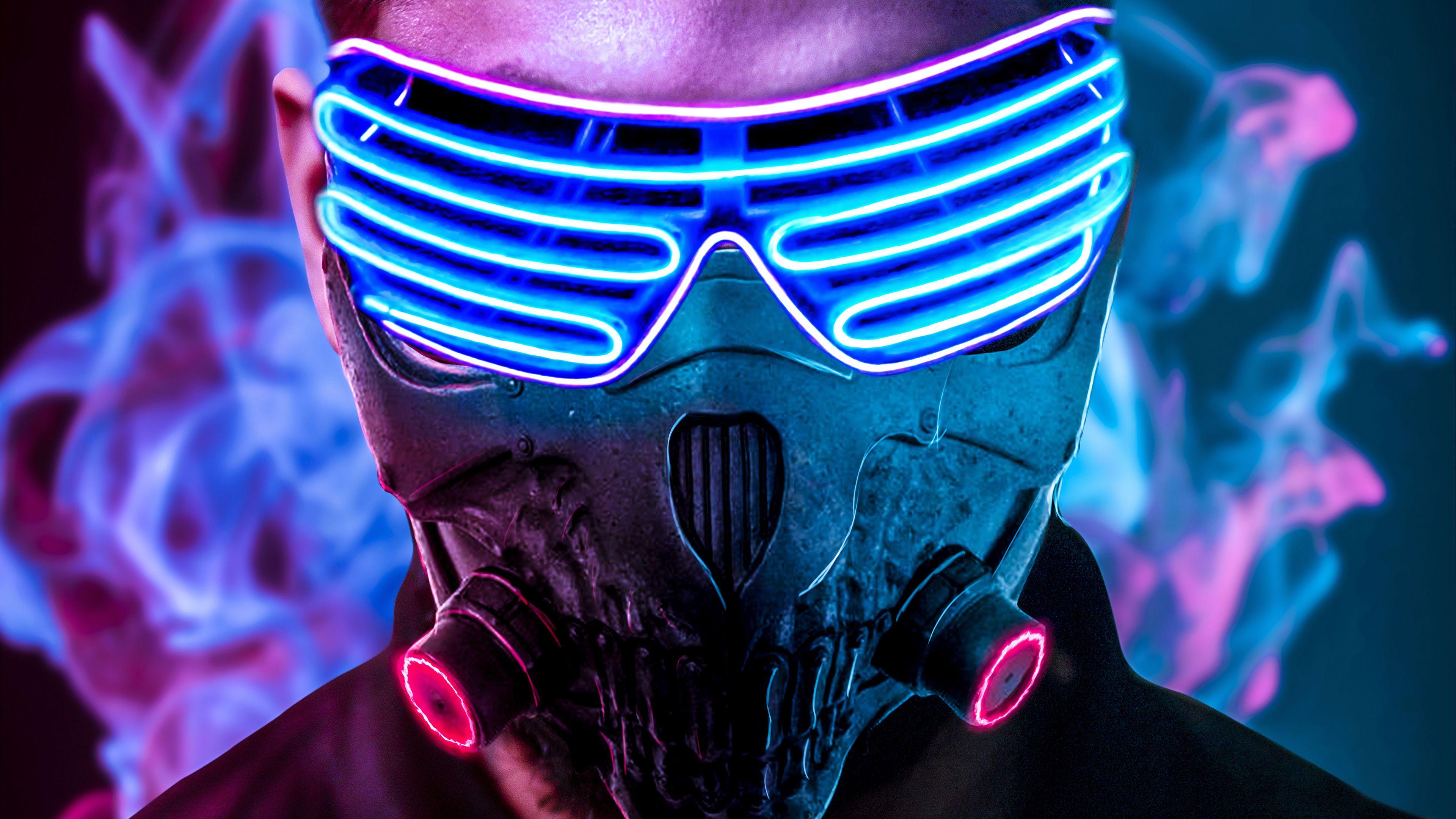LED Mask Wallpapers - Top Free LED Mask Backgrounds - WallpaperAccess