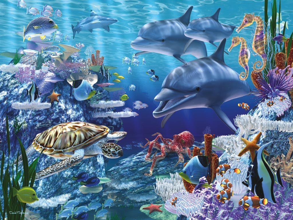 Sea Creatures Wallpapers - Top Free Sea Creatures Backgrounds ...