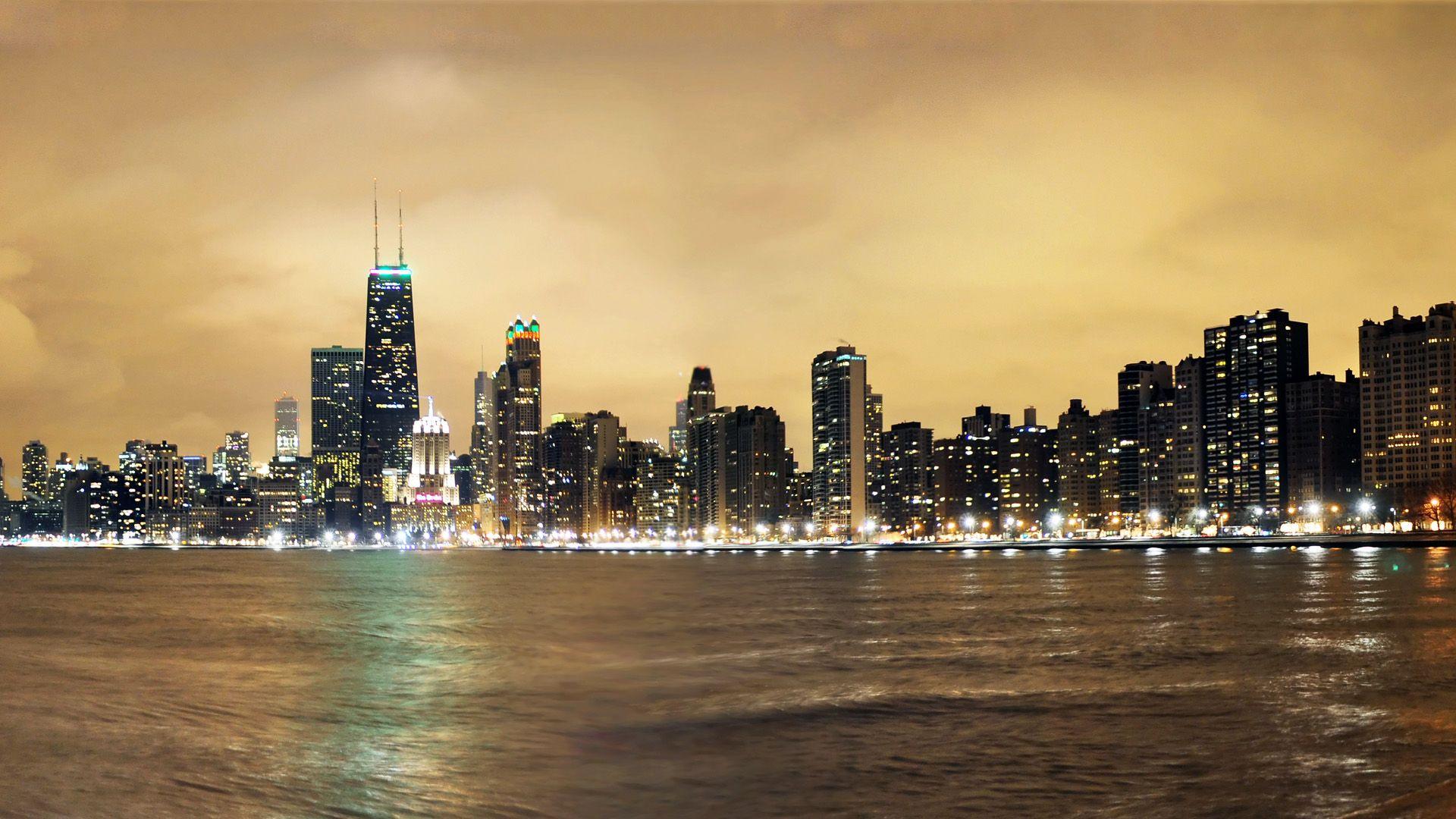 Chicago Skyline Wallpapers - Top Free Chicago Skyline Backgrounds ...