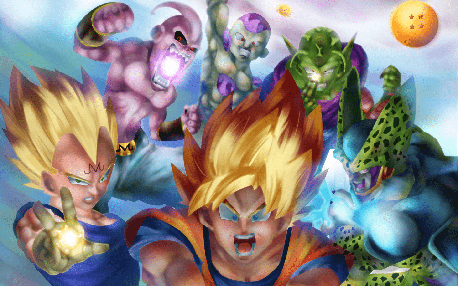 Goku Vs Cell Wallpapers - Top Free Goku Vs Cell Backgrounds ...