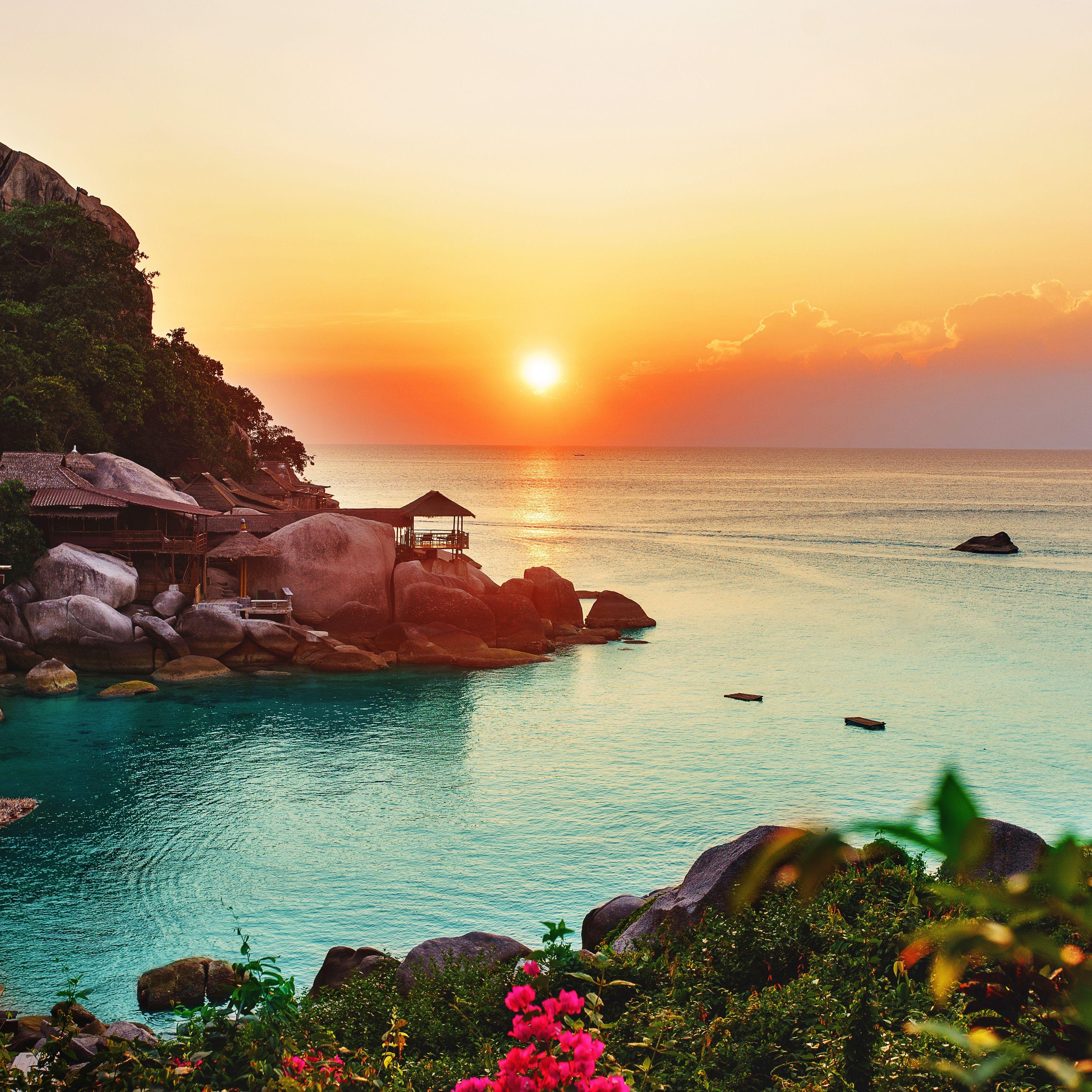 Sunset Beach iPad Wallpapers - Top Free Sunset Beach iPad Backgrounds ...