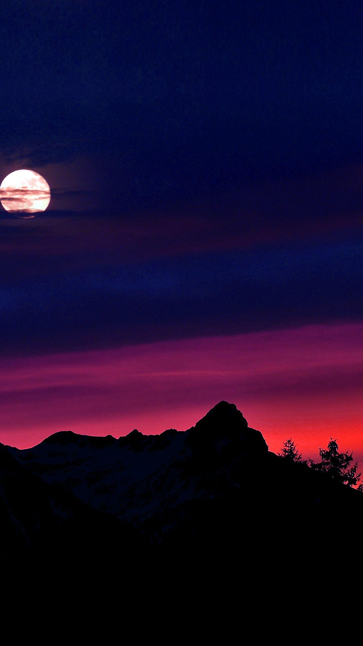 Mountain Sunset iPhone Wallpapers - Top Free Mountain Sunset iPhone ...