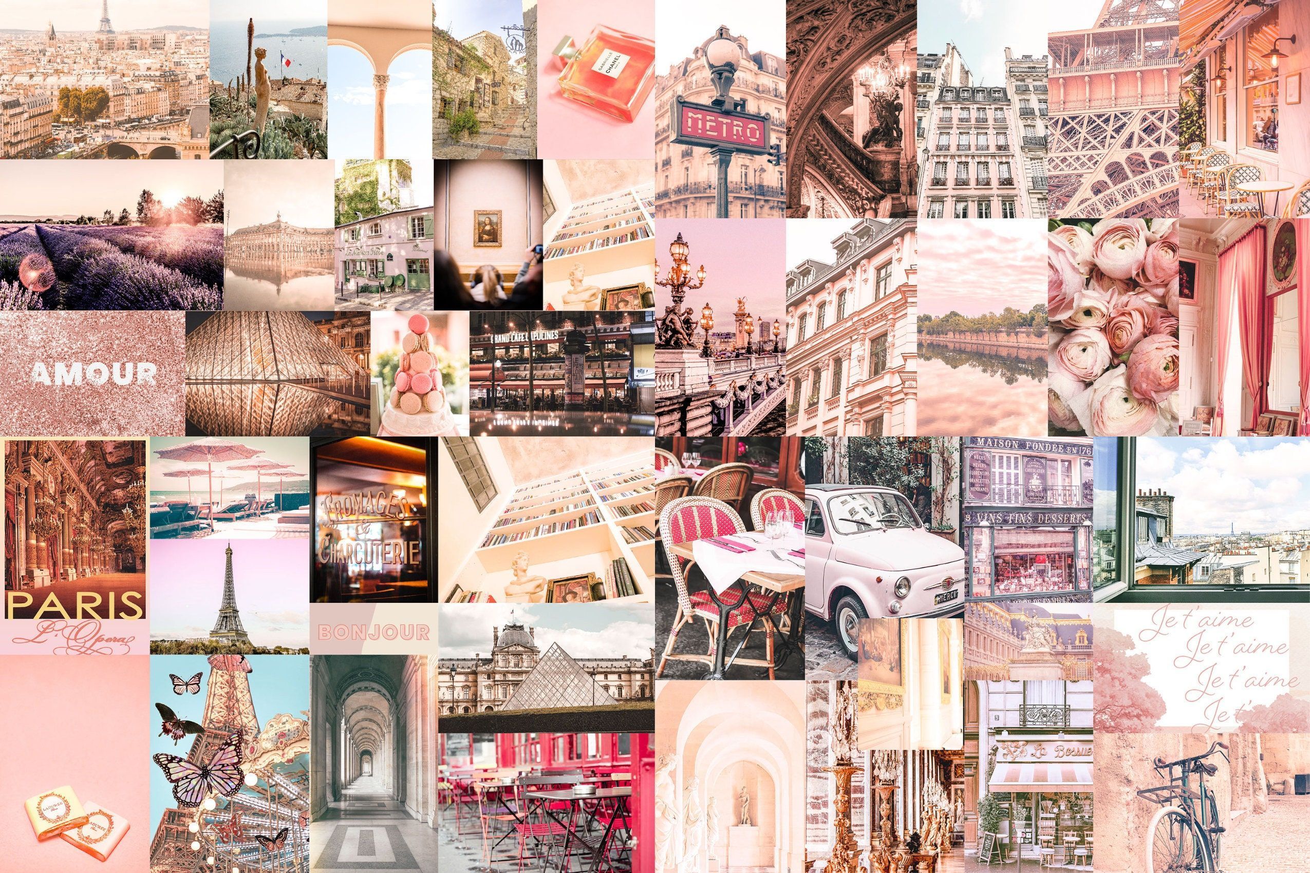 Paris Collage Wallpapers - Top Free Paris Collage Backgrounds ...