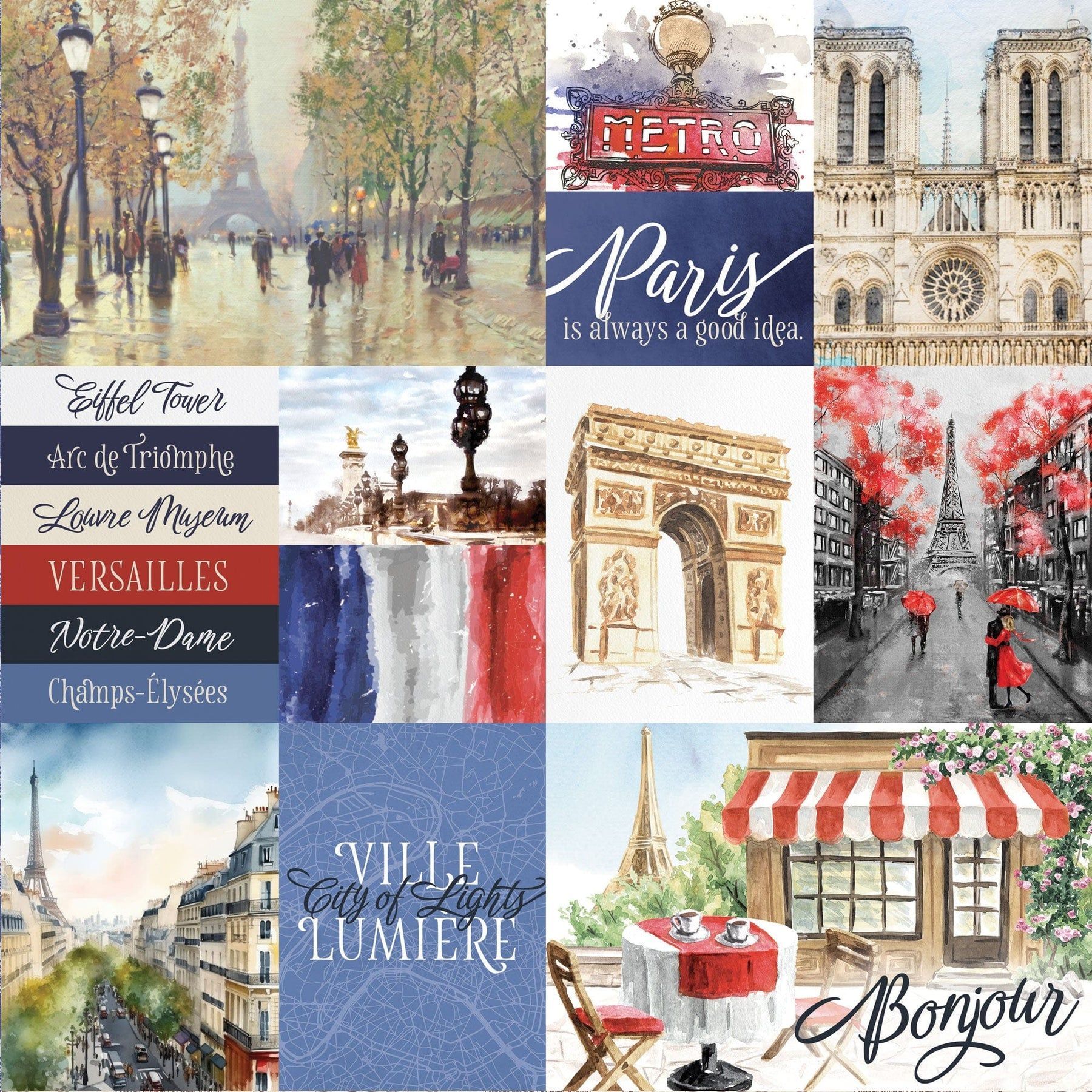 Paris Collage Wallpapers - Top Free Paris Collage Backgrounds ...