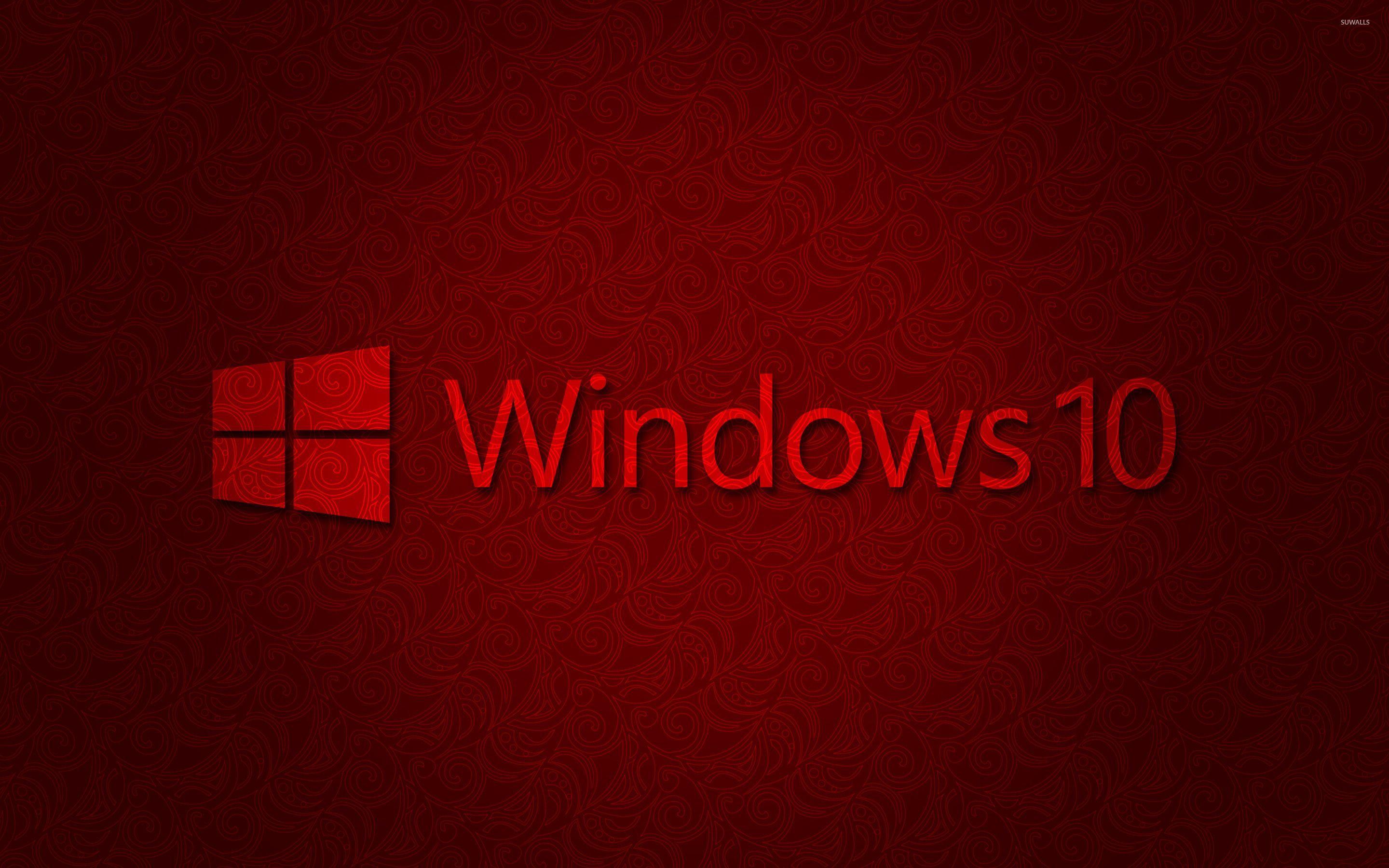 Red Windows 10 Wallpapers - Top Free Red Windows 10 Backgrounds ...