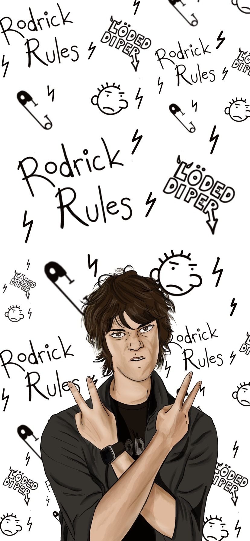 Rodrick Heffley Wallpapers - Top Free Rodrick Heffley Backgrounds ...