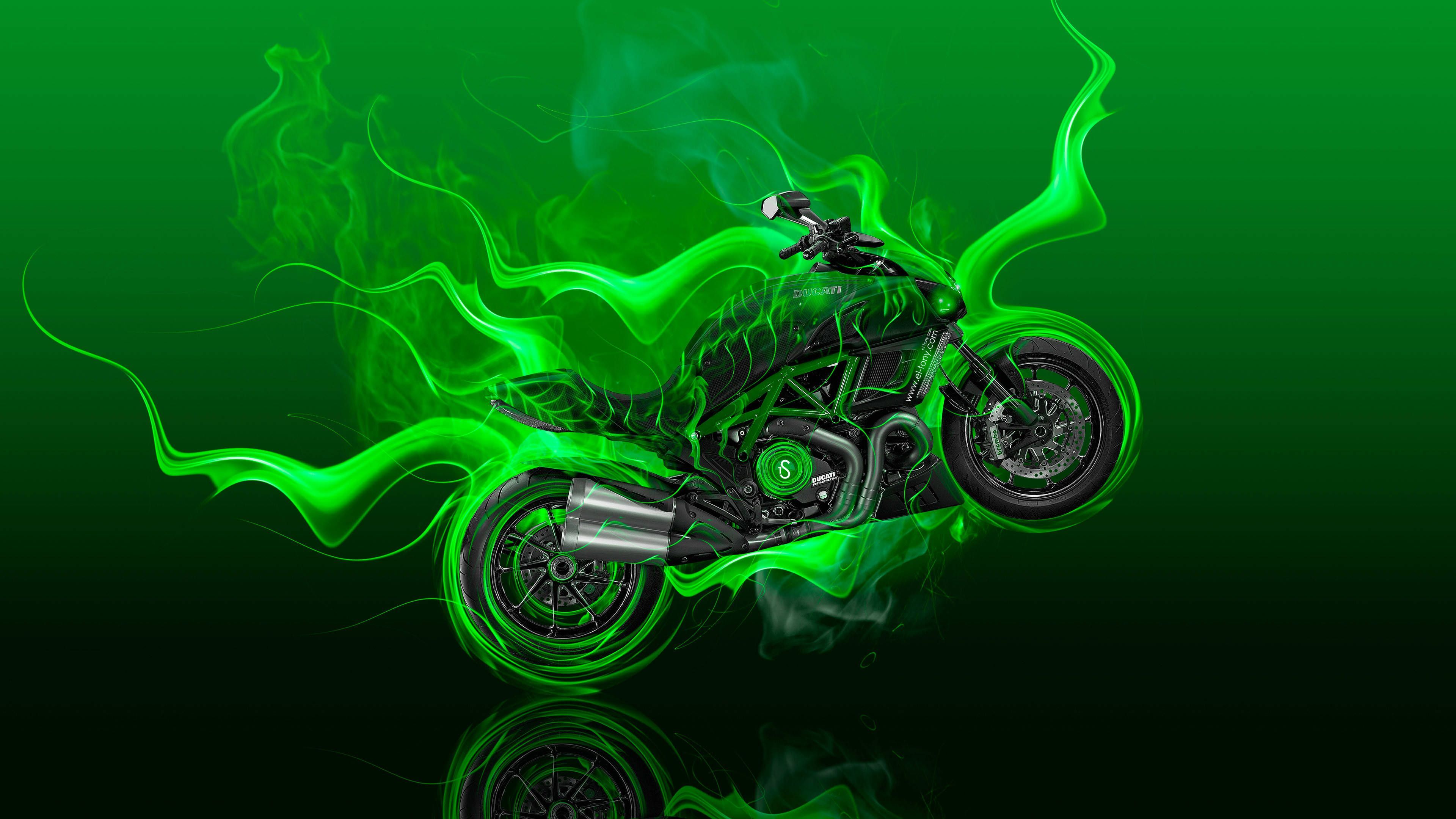 Green Bike Wallpapers - Top Free Green Bike Backgrounds - WallpaperAccess
