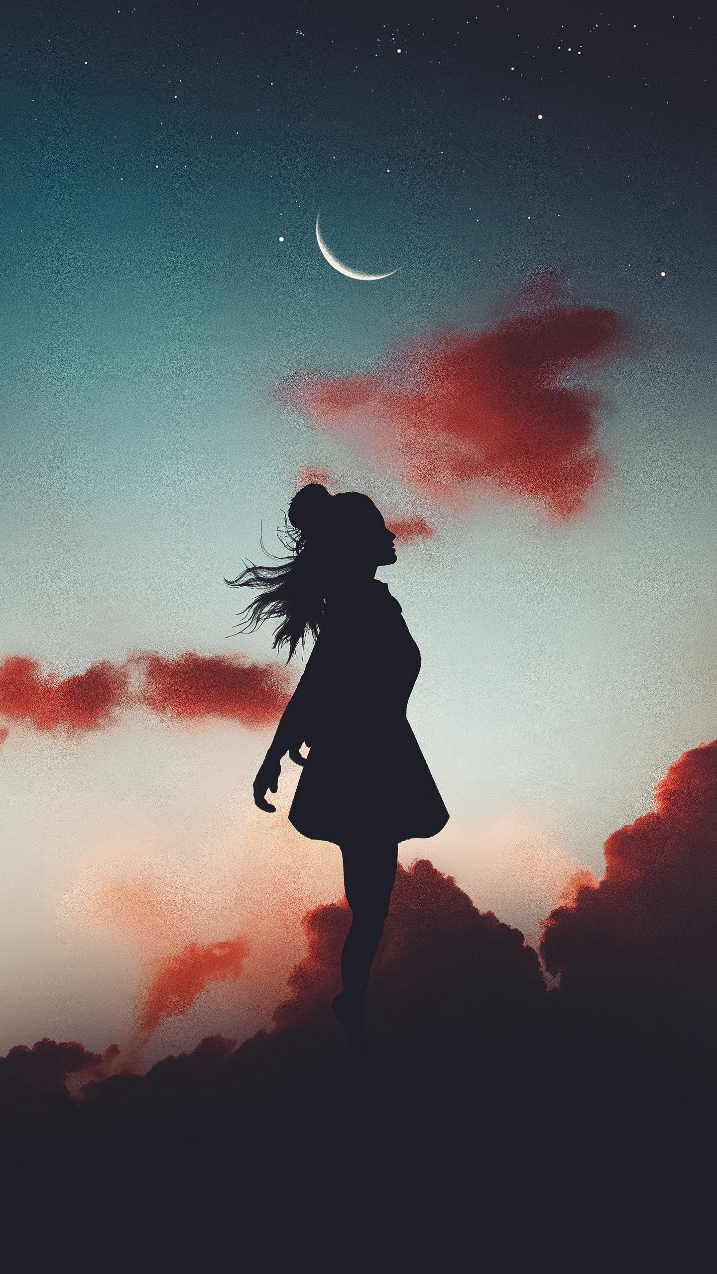 Girl Galaxy Wallpapers Top Free Girl Galaxy Backgrounds Wallpaperaccess