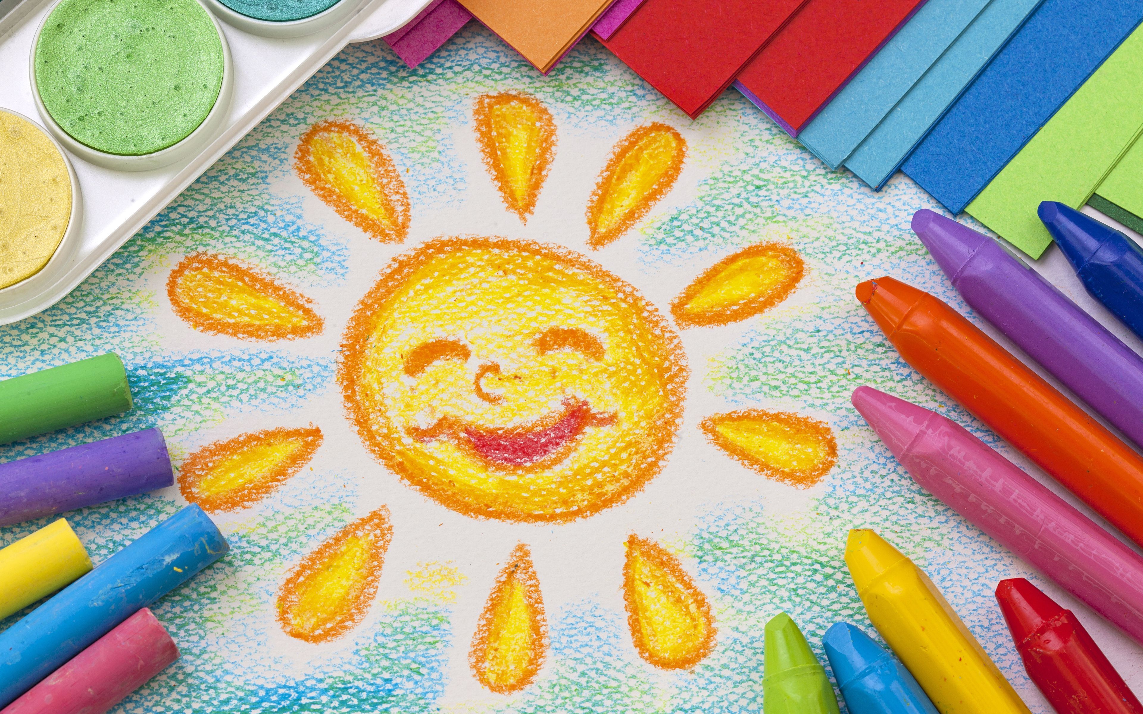 Crayon Drawing Wallpapers - Top Free Crayon Drawing Backgrounds ...