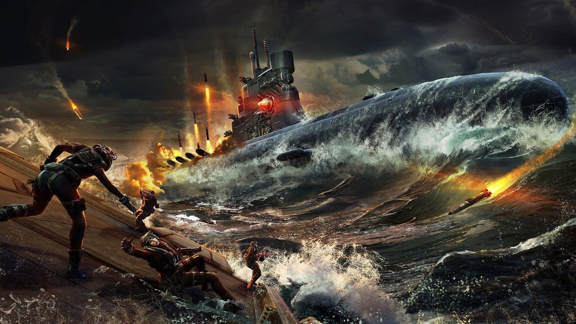 Submarine Wallpapers - Top Free Submarine Backgrounds - WallpaperAccess