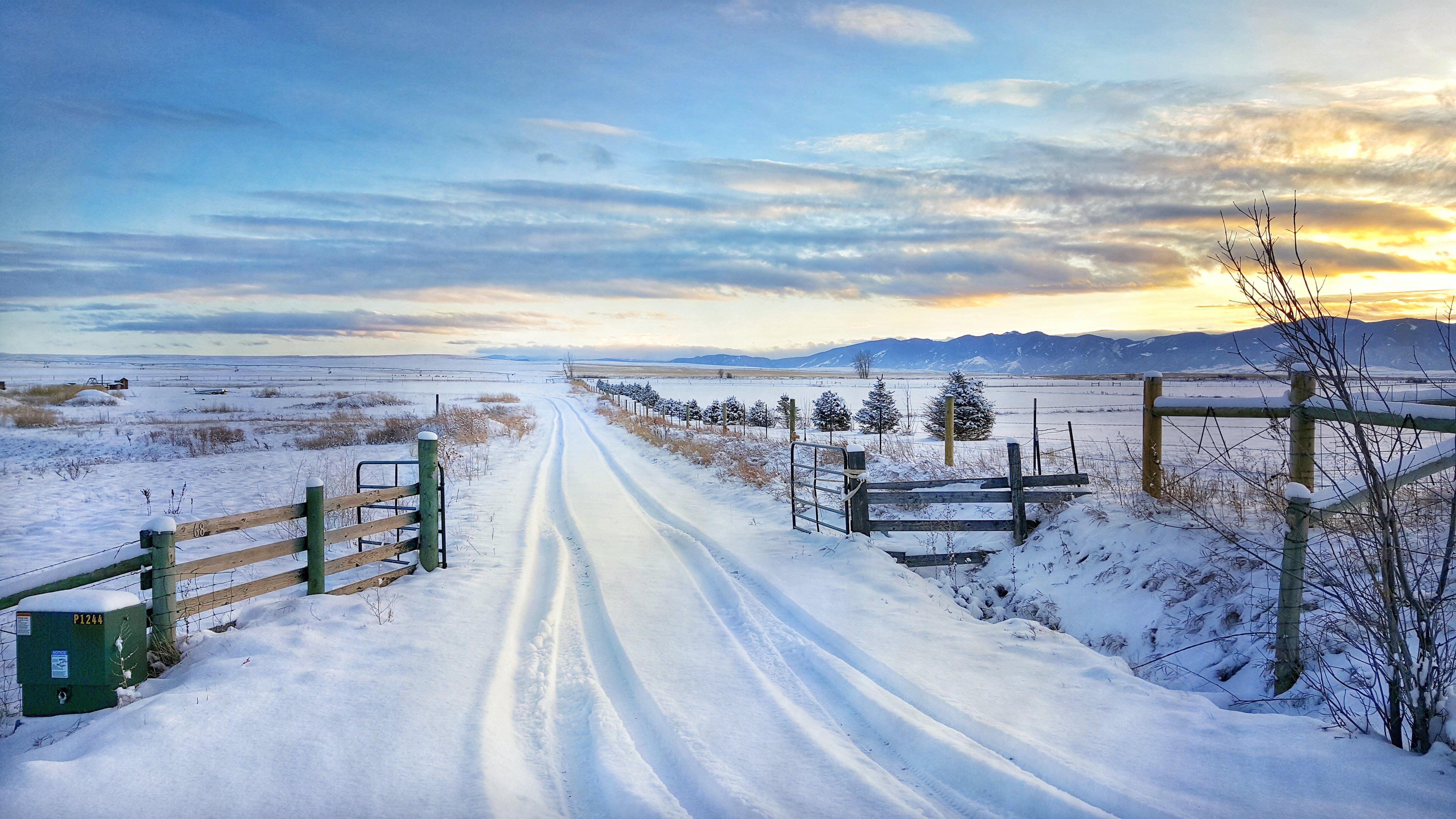 Winter Snow Landscape Wallpapers - Top Free Winter Snow Landscape ...