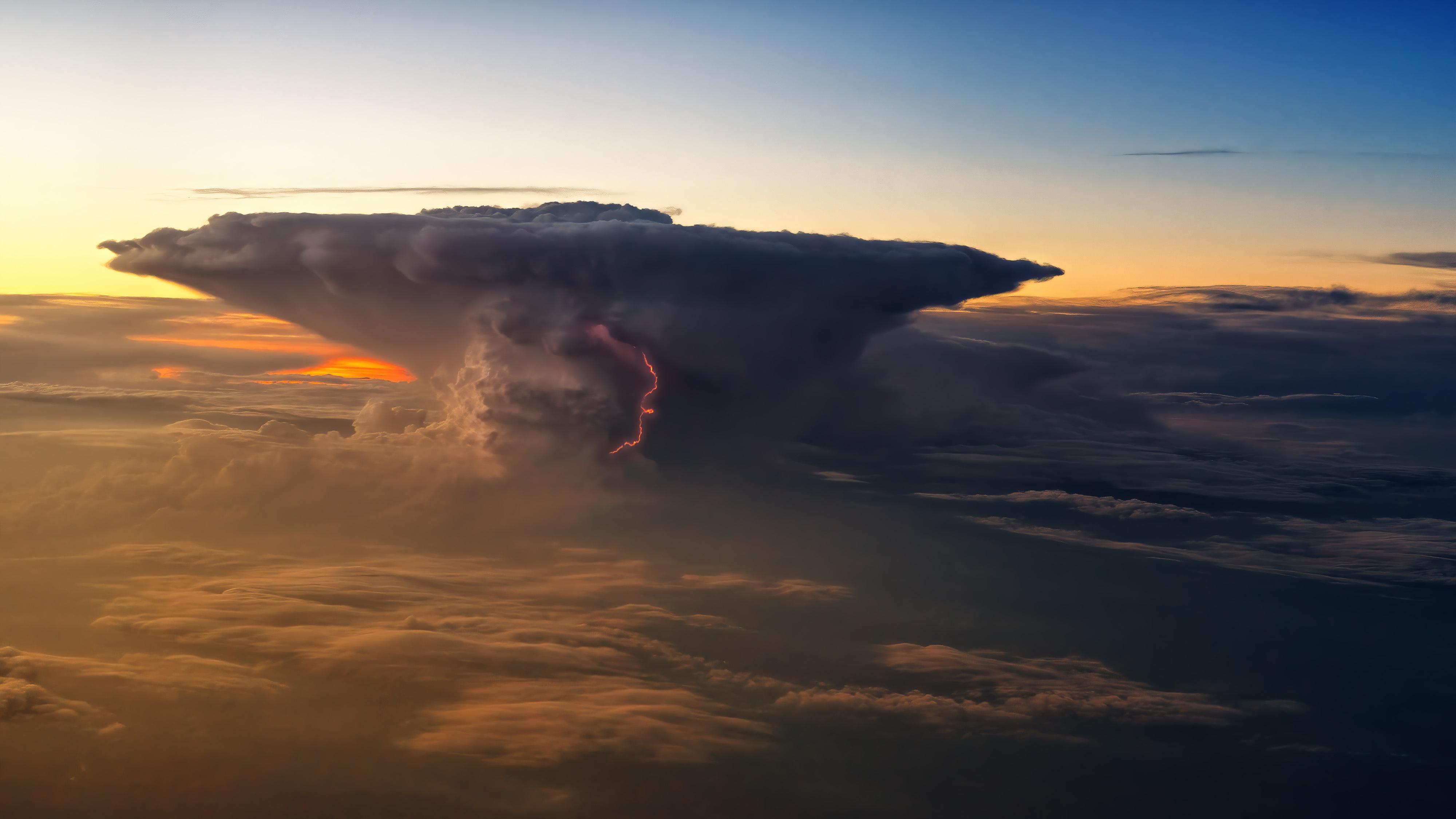 Orange Lightning Wallpapers - Top Free Orange Lightning Backgrounds ...