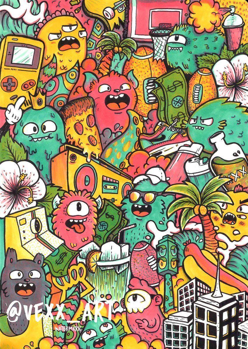 Cartoon Doodle Wallpapers - Top Những Hình Ảnh Đẹp Cartoon Doodle Wallpapers - Top Những Hình Ảnh Đẹp