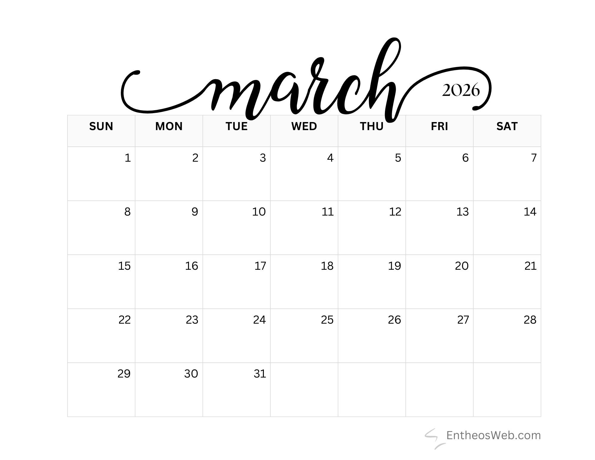 March 2026 Calendar Wallpapers - Top Free March 2026 Calendar ...