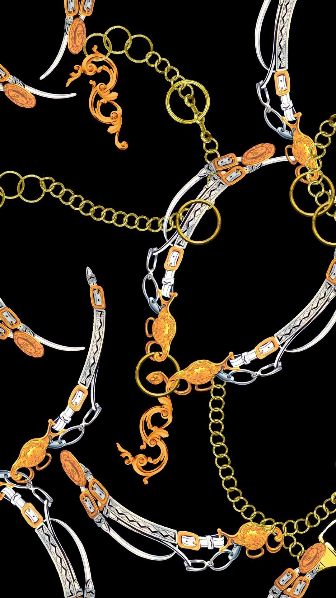 Gold Chains iPhone Wallpapers - Top Free Gold Chains iPhone Backgrounds ...