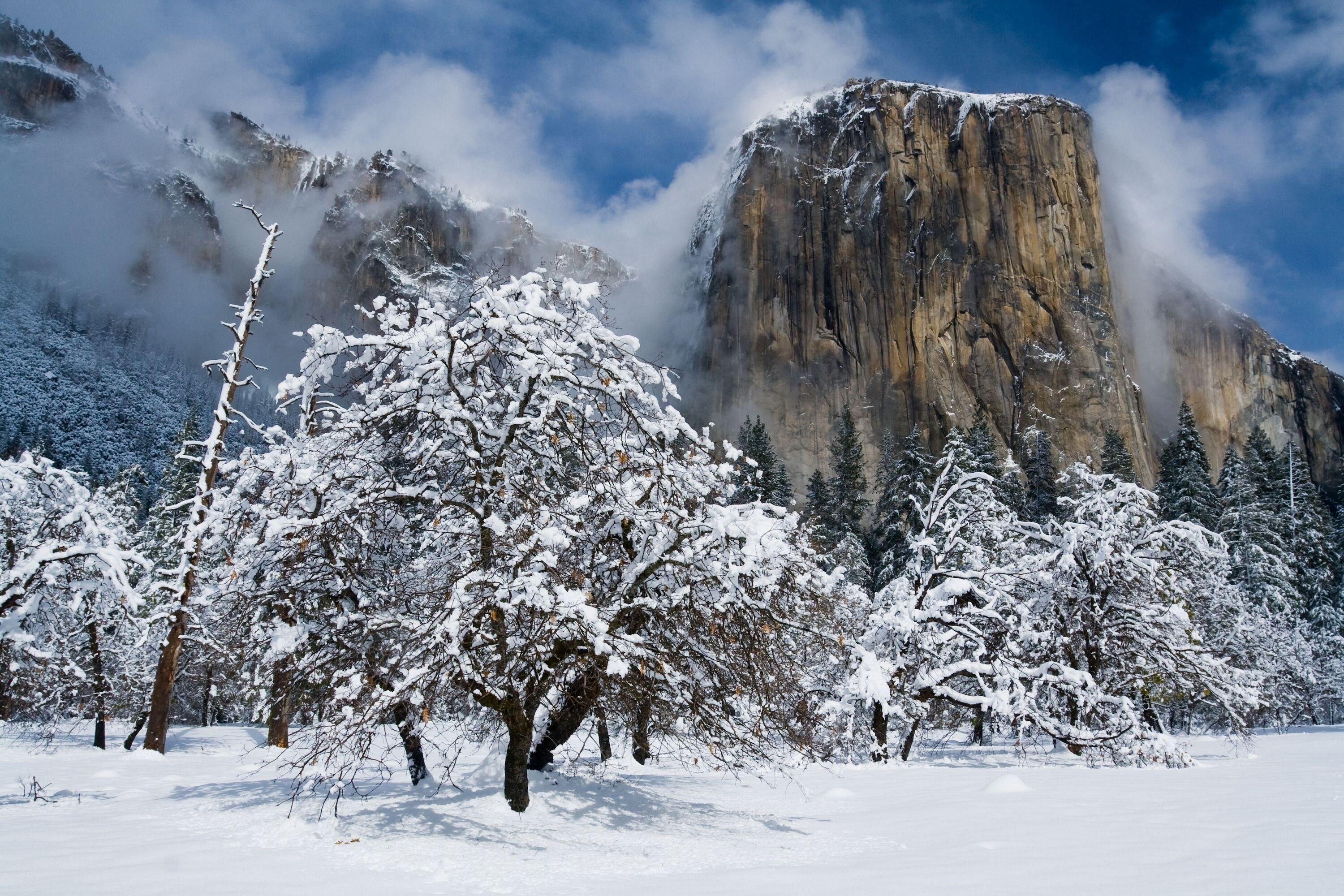 Yosemite Winter Wallpapers - Top Free Yosemite Winter Backgrounds ...