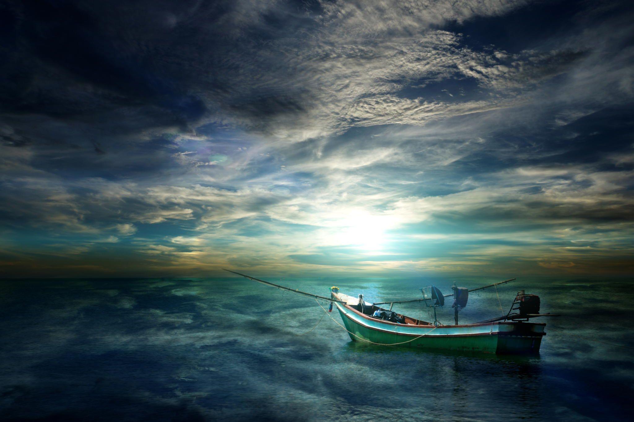 Fishing Boat Wallpapers - Top Free Fishing Boat Backgrounds ...