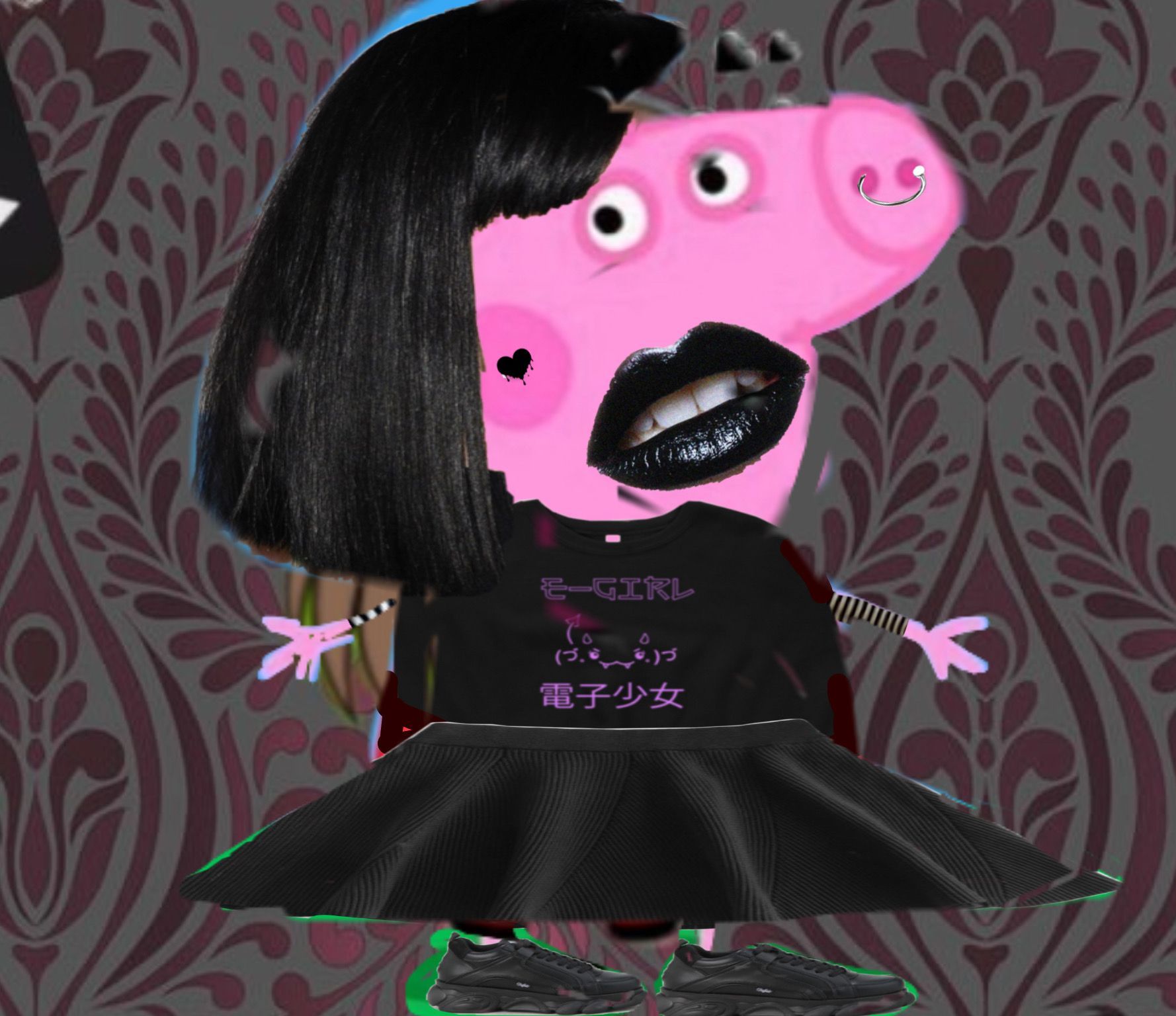 Peppa Pig Emo Wallpapers - Top Free Peppa Pig Emo Backgrounds ...
