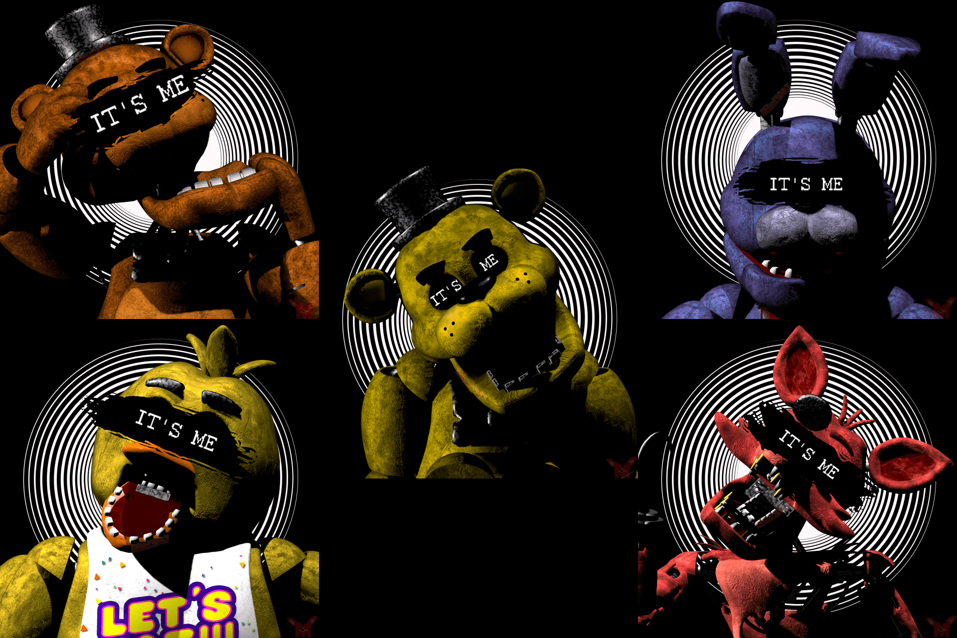 Golden Freddy It's Me Wallpapers - Top Free Golden Freddy It's Me ...