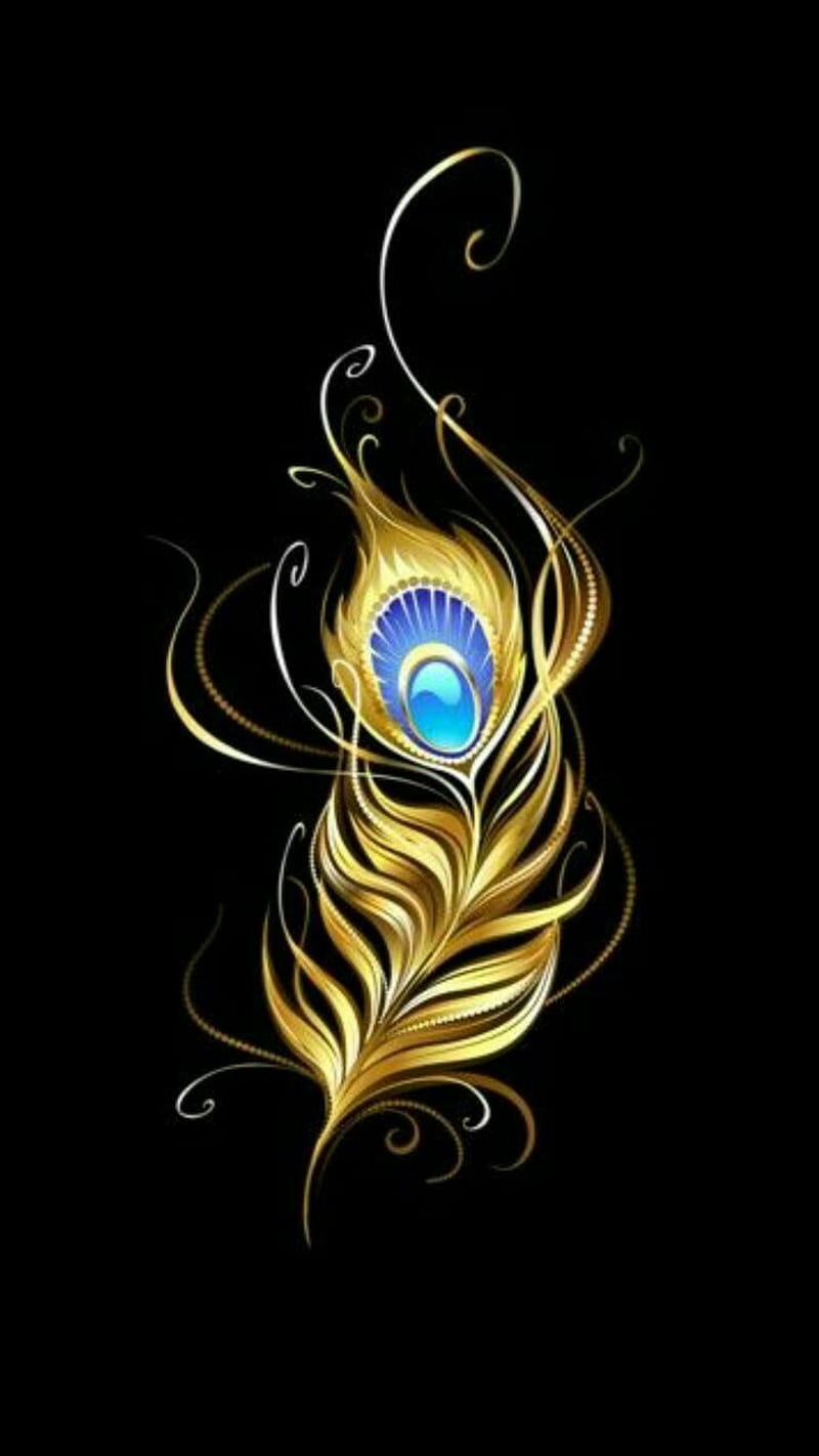 Krishna Feather Aesthetic Wallpapers - Top Free Krishna Feather ...