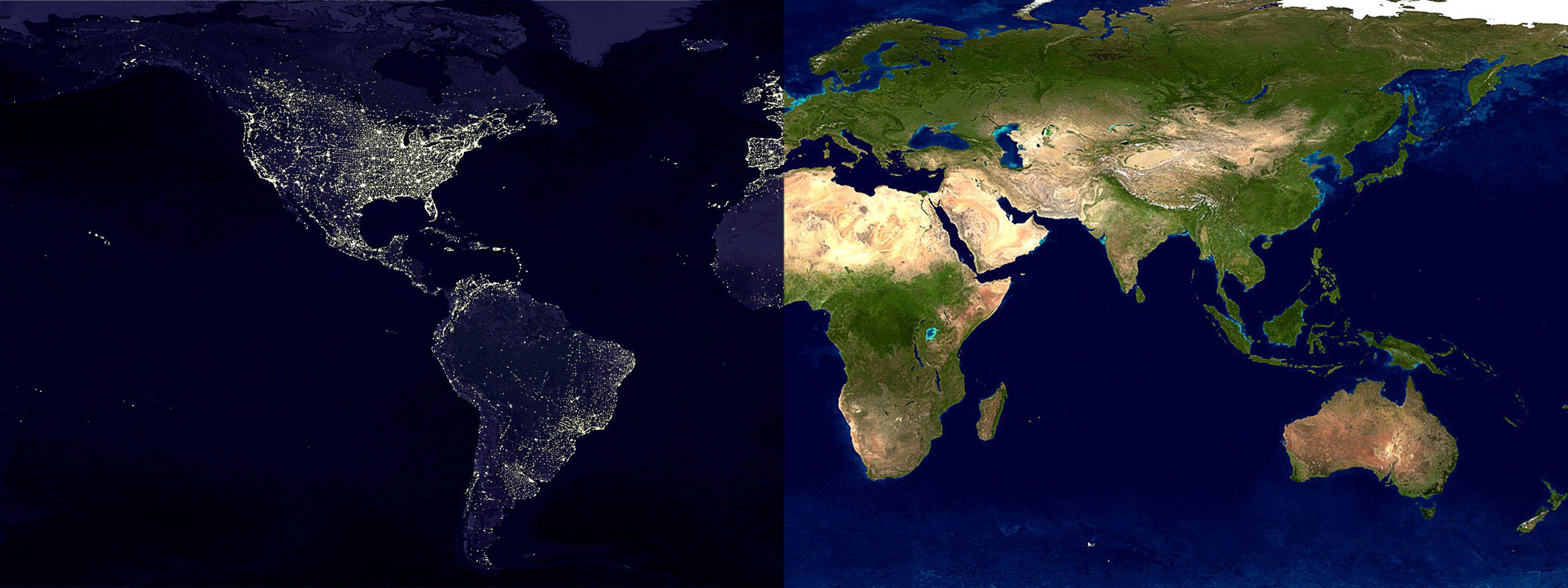 World Map Dual Monitor Wallpapers - Top Free World Map Dual Monitor ...