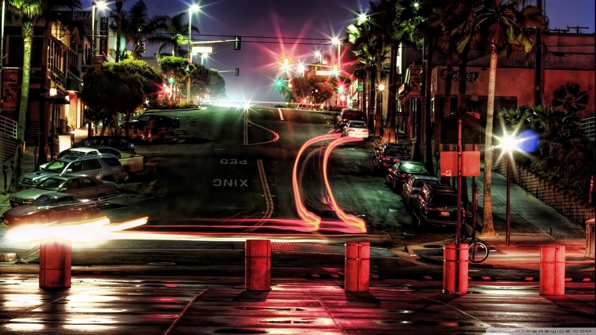 Street Night Wallpapers - Top Free Street Night Backgrounds ...